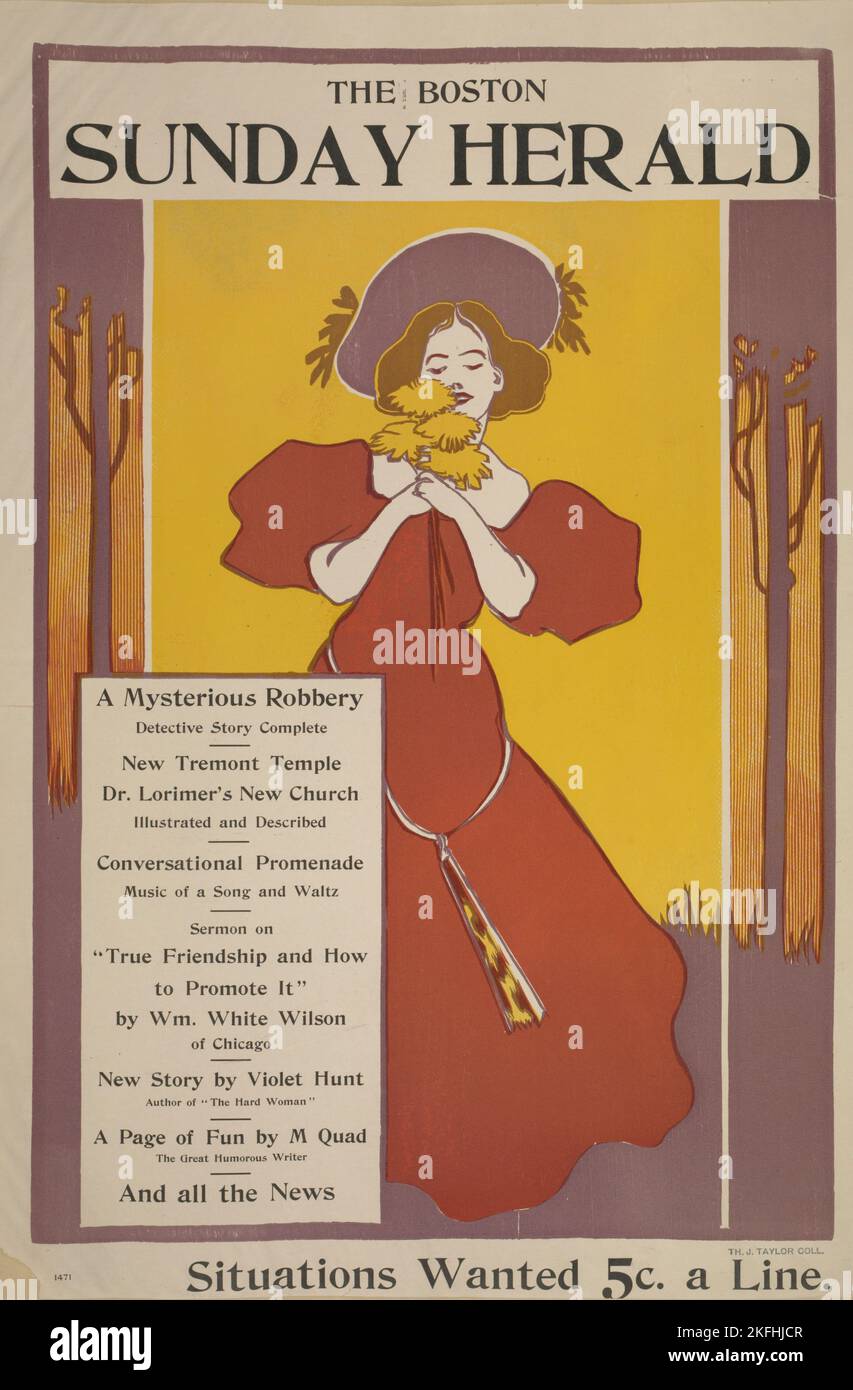 Vintage boston posters hi-res stock photography and images - Alamy