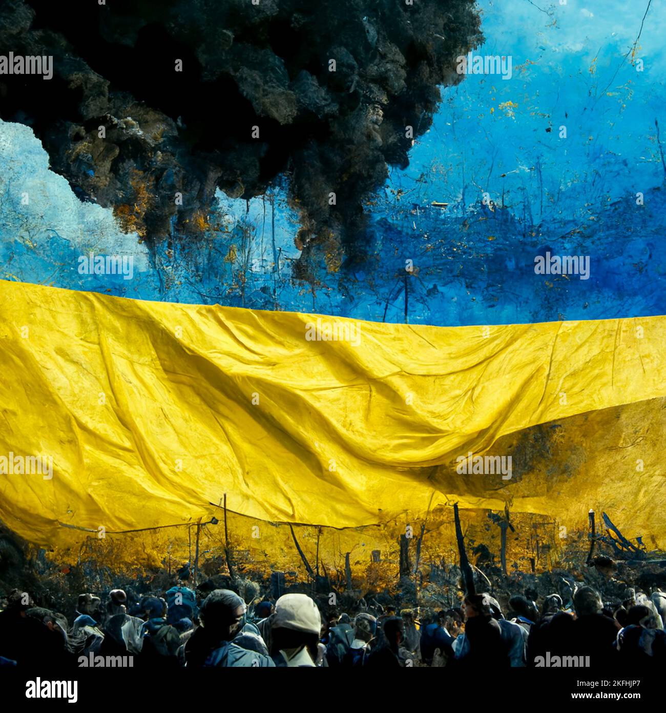 Russia flag art hi-res stock photography and images - Alamy