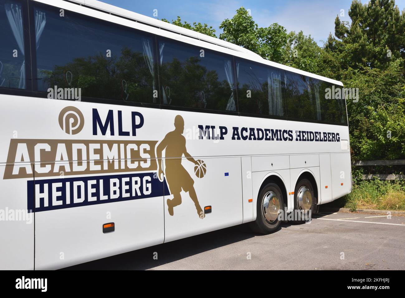 Detail of German Mercedes Benz Tourismo MA-HT 8000, operated by ...