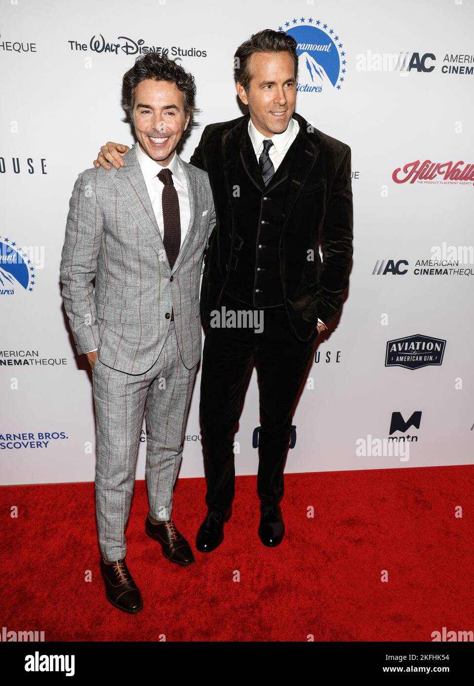 Los Angeles, CA - Nov 17, 2022: Shawn Levy and Ryan Reynolds attend the ...