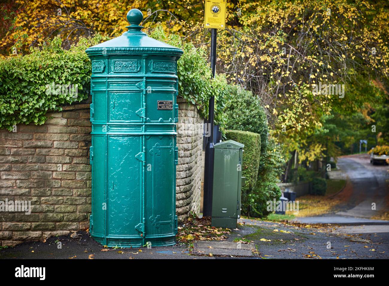 Ranmoor area of Sheffield ELECTRIC TRANSFORMER AT JUNCTION WITH ...