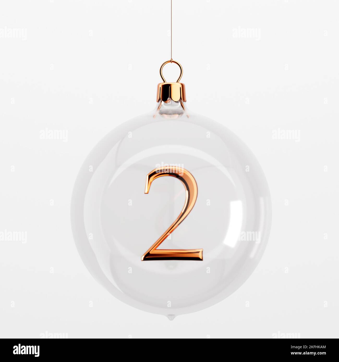 Number 2 golden number 2 hi-res stock photography and images - Alamy