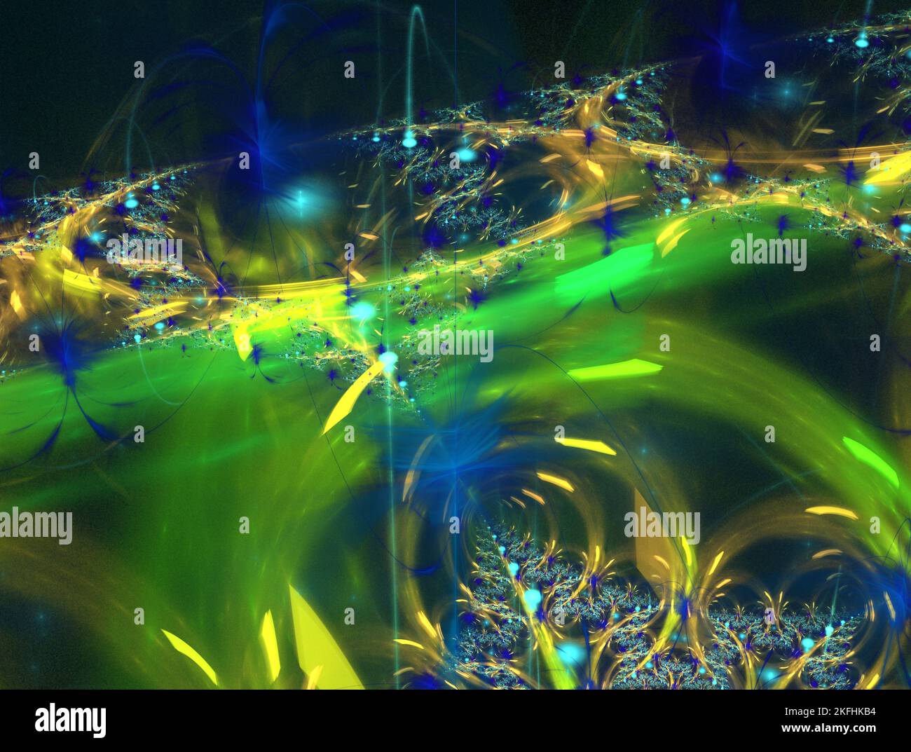 Imaginatory lush fractal texture image abstract background Stock Photo ...