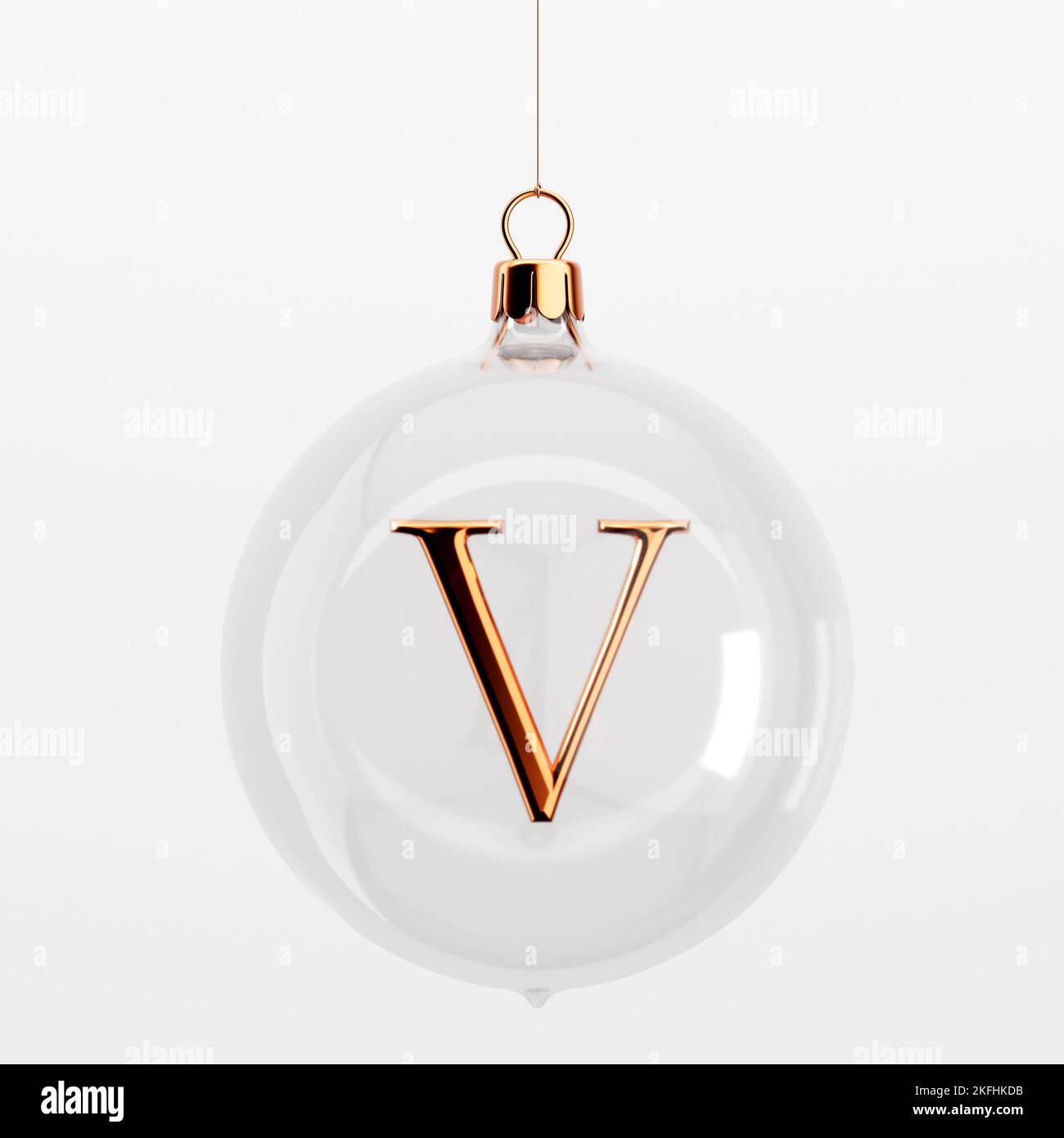 Letter v 3d hi-res stock photography and images - Alamy