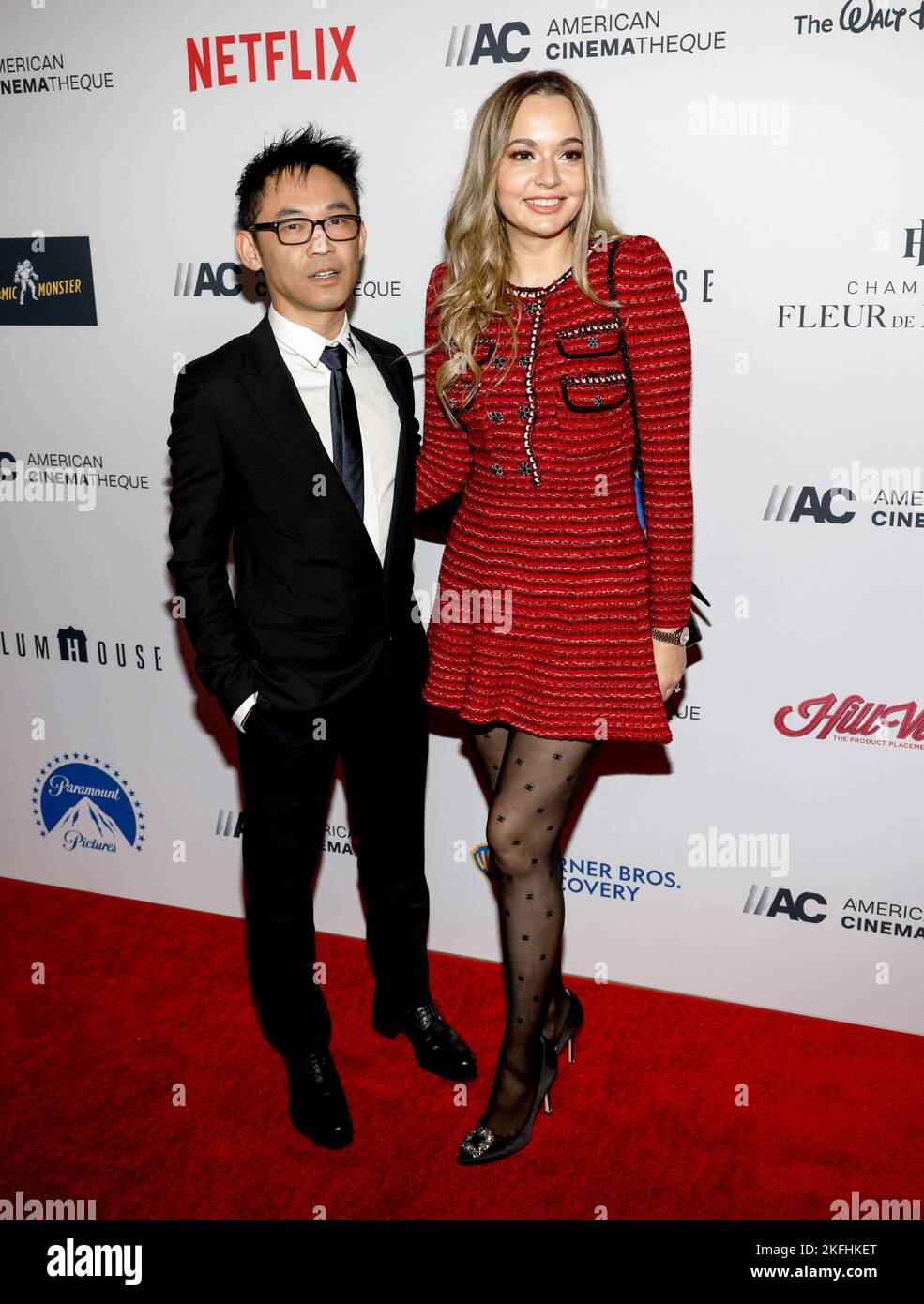 Los Angeles, CA - Nov 17, 2022: James Wan and Ingrid Bisu attend the ...