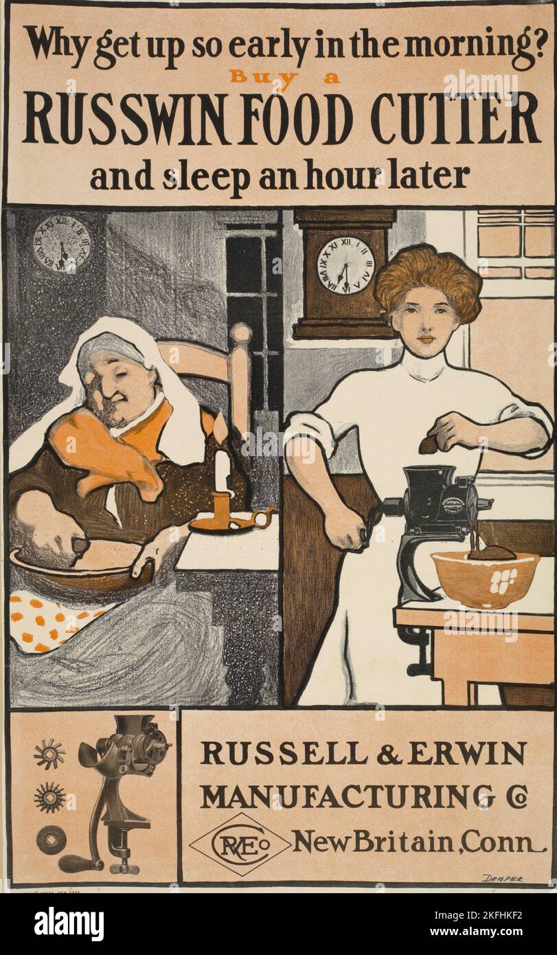 1900s food manufacturing hi-res stock photography and images - Alamy