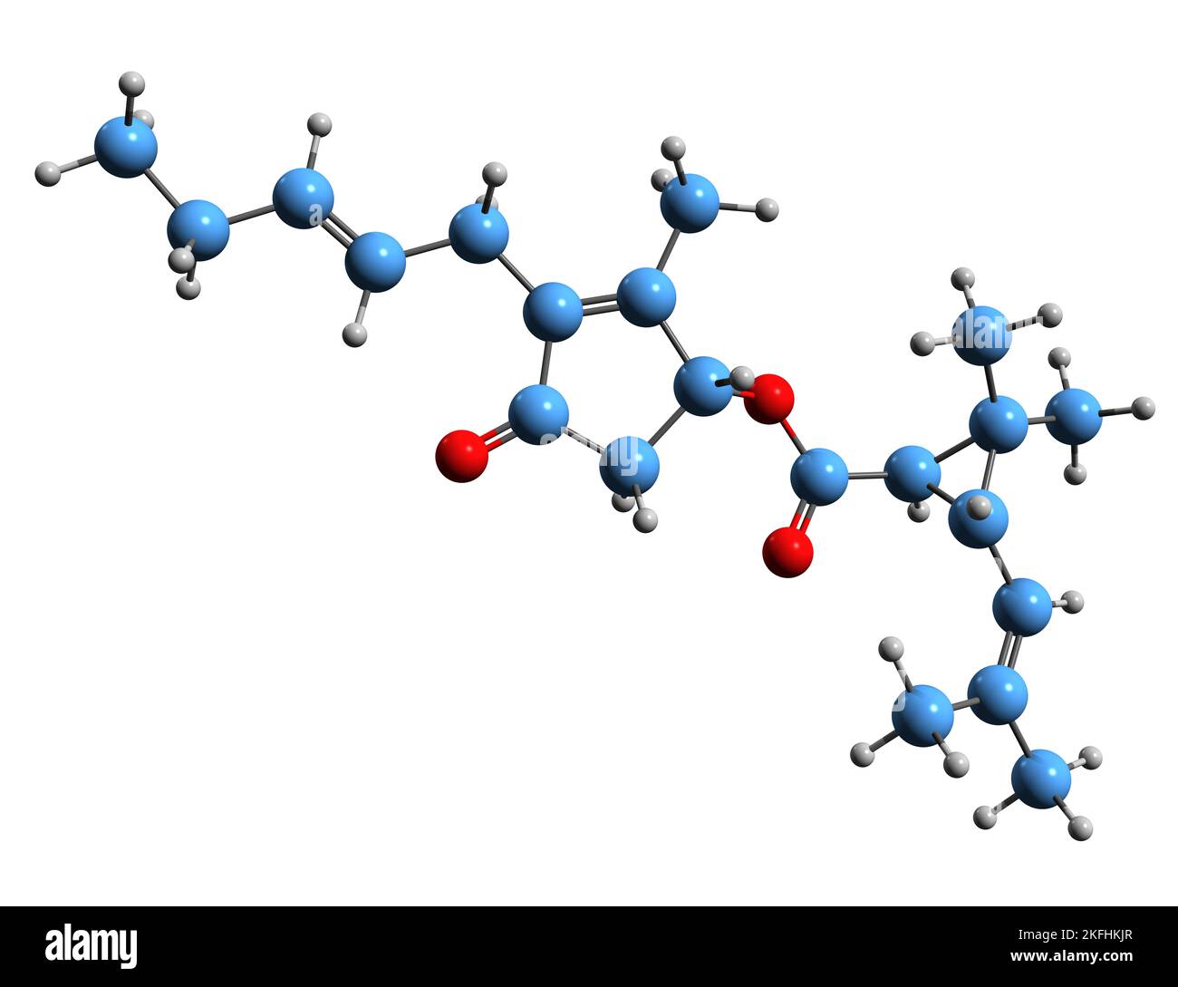 3D image of Jasmolin I skeletal formula - molecular chemical structure ...