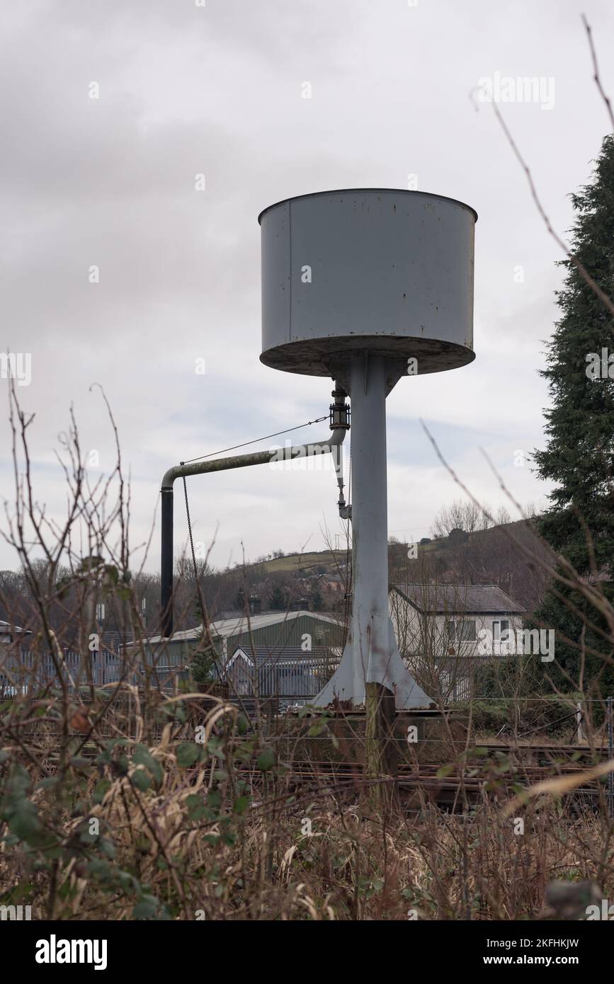 Water Tank at the East Lancs Railway for filling up the water on the ...