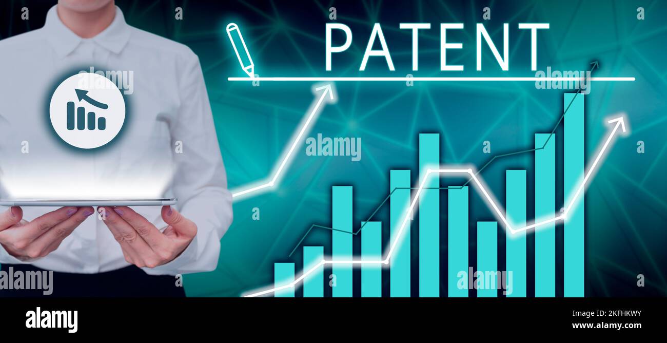 Inspiration showing sign Patent, Internet Concept intellectualproperty ...