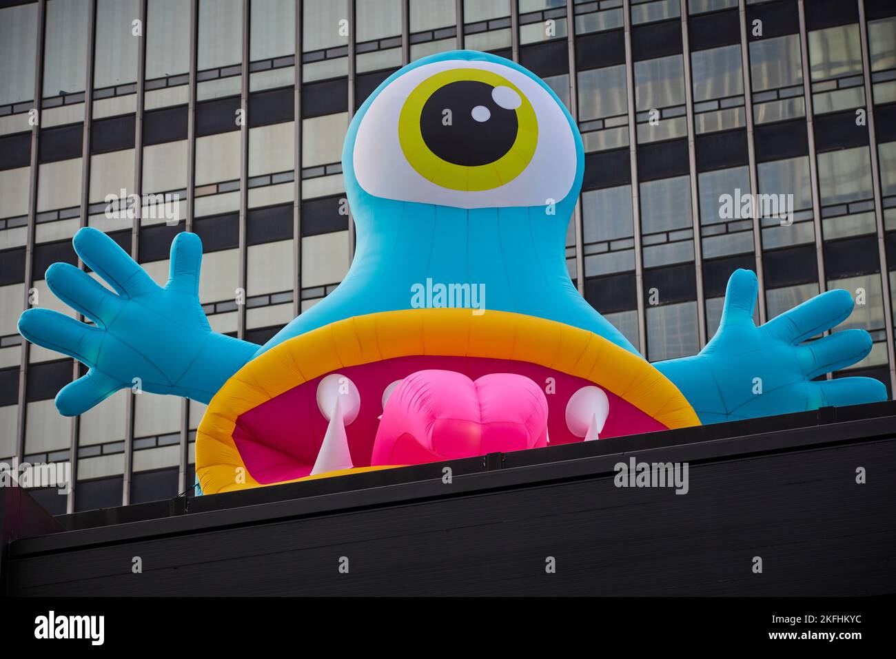 Monster Manchester halloween trail of inflatable monsters around the ...