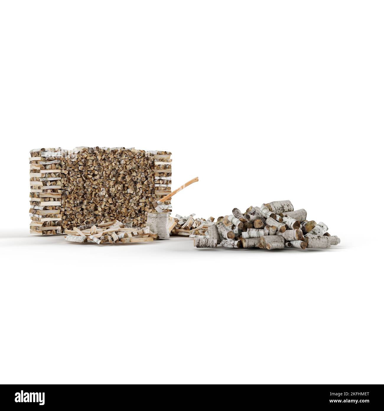 Stack many firewoods hi-res stock photography and images - Alamy