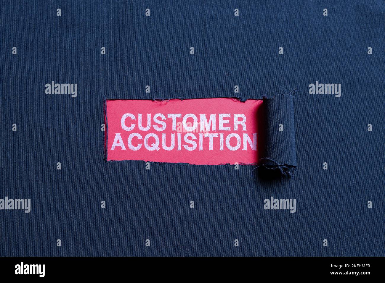 Writing displaying text Customer Acquisition, Conceptual photo it ...