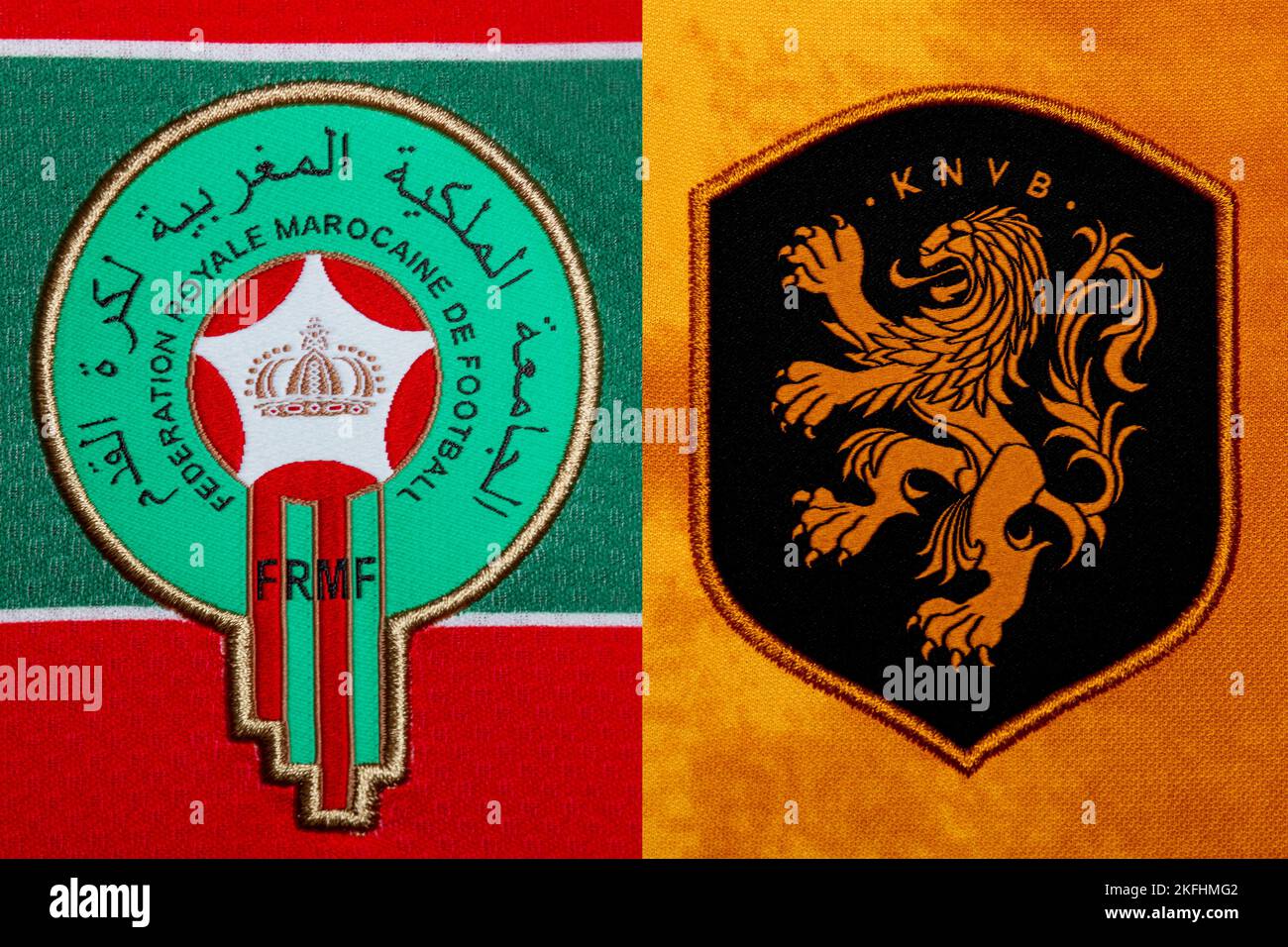 Morocco football federation logo hi-res stock photography and images ...