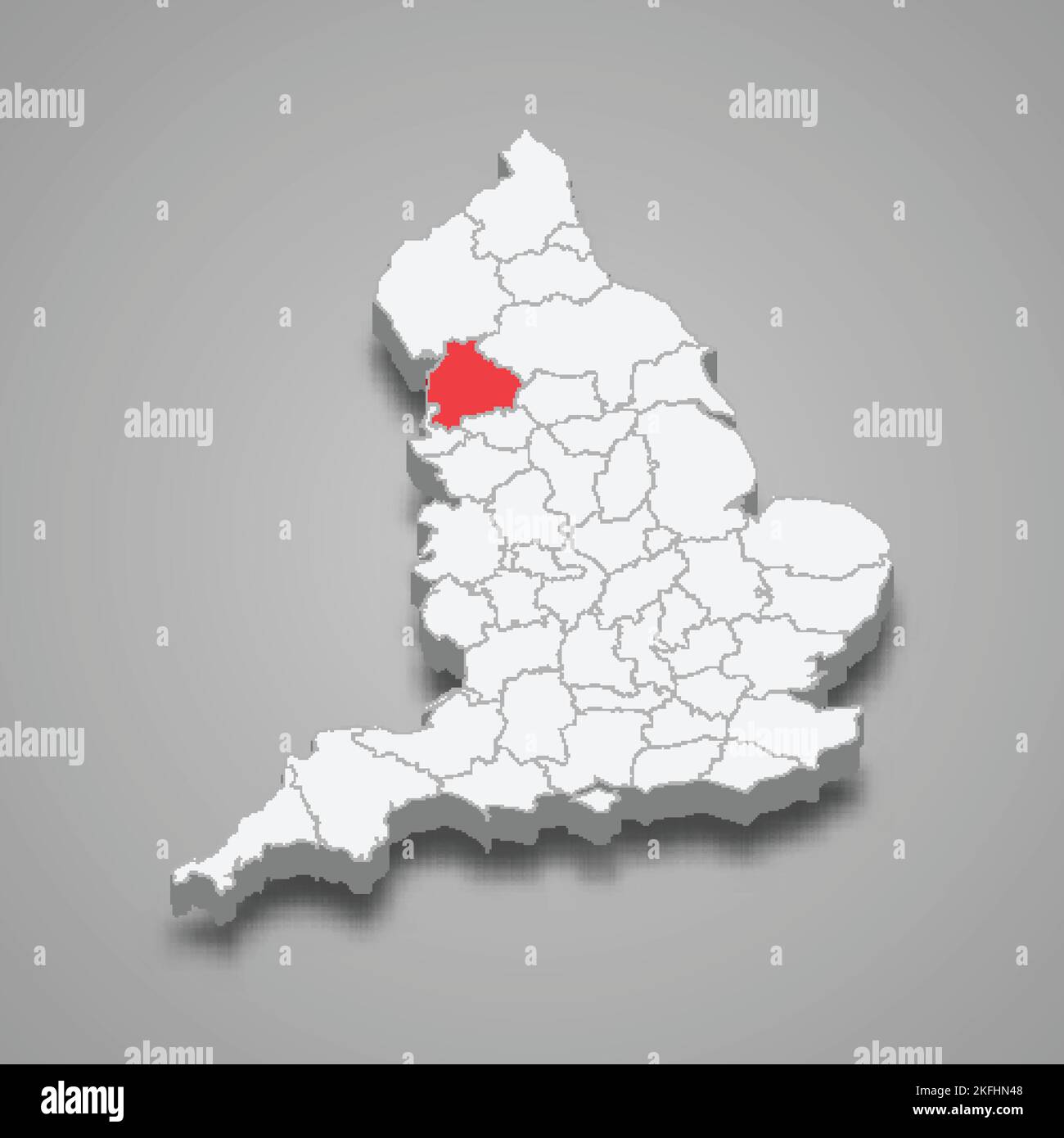 Lancashire county location within England 3d isometric map Stock Vector ... Lancashire county location within England 3d isometric map Stock Vector ...
