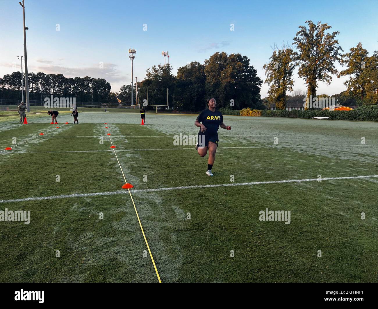 U.S. Army Sgt. Brittany Clark, with the 982nd Combat Camera Company ...