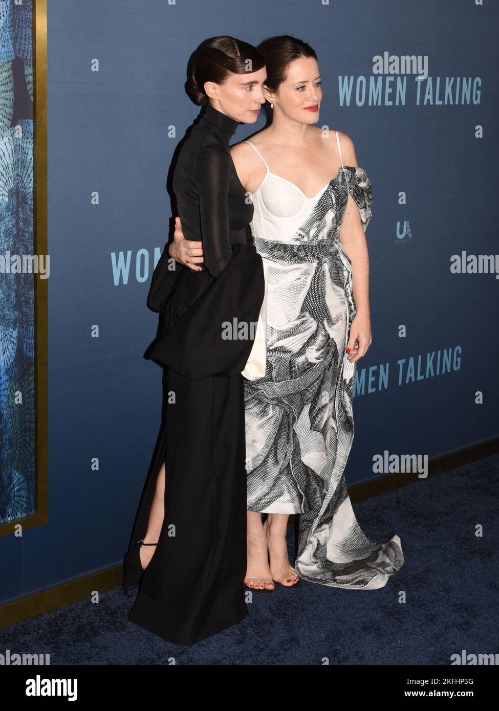 November 17, 2022, Beverly Hills, California, USA: (L-R) Rooney Mara ...