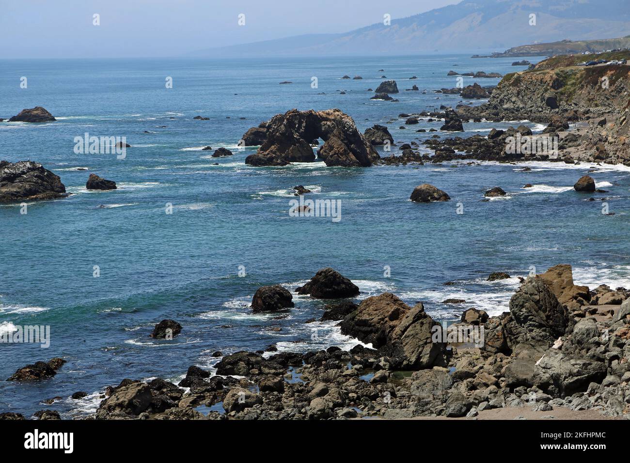 View at Arched Rock - California Stock Photo - Alamy