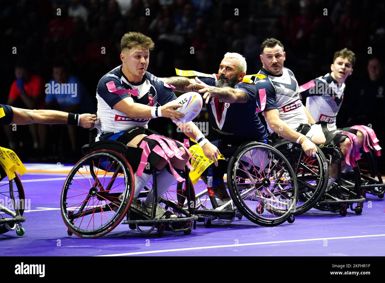England's Tom Halliwell breaks free to score their side's fifth try of ...