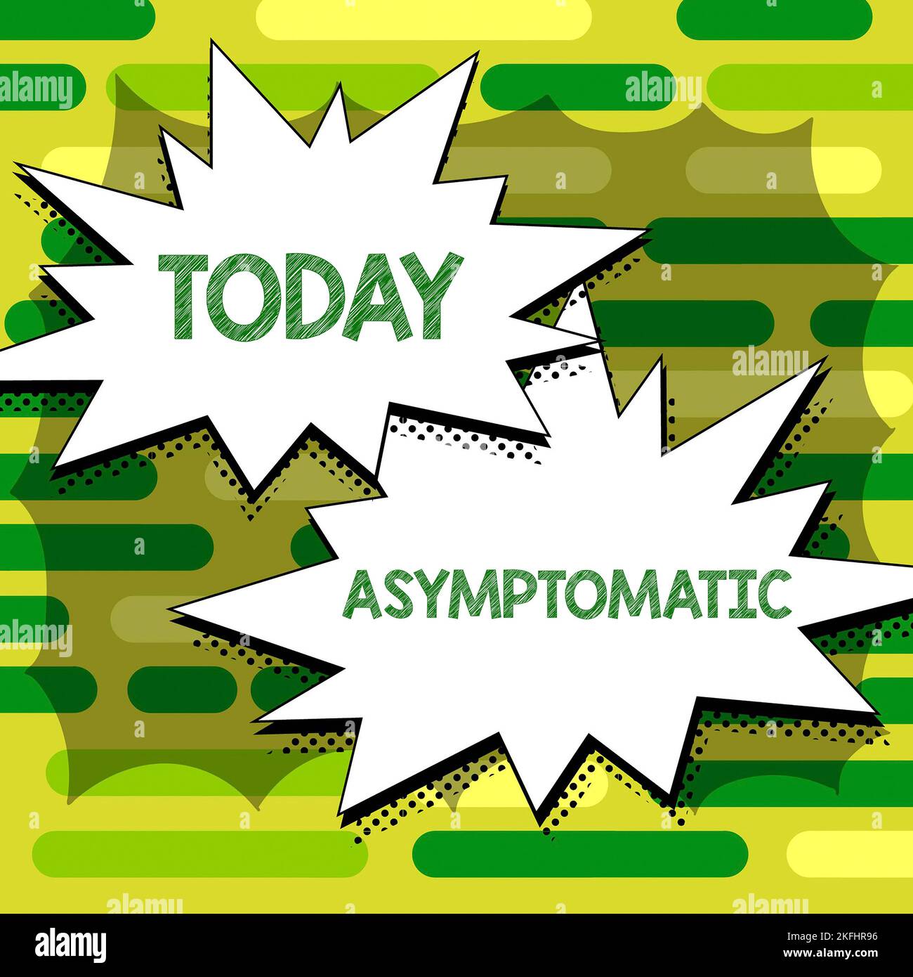 Conceptual display Asymptomatic, Business concept a condition or a ...