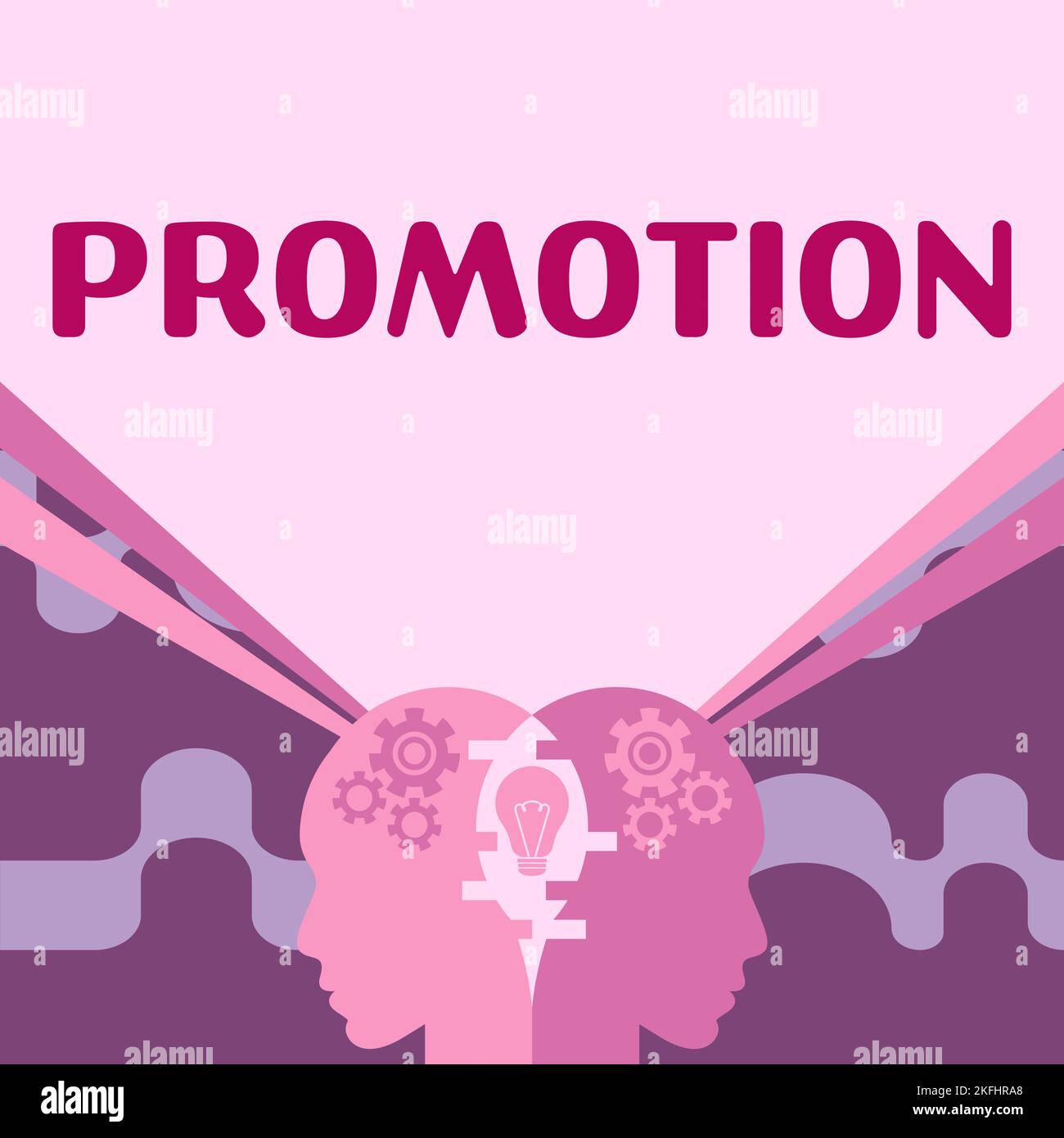 Conceptual caption Promotion, Conceptual photo act of furthering the ...