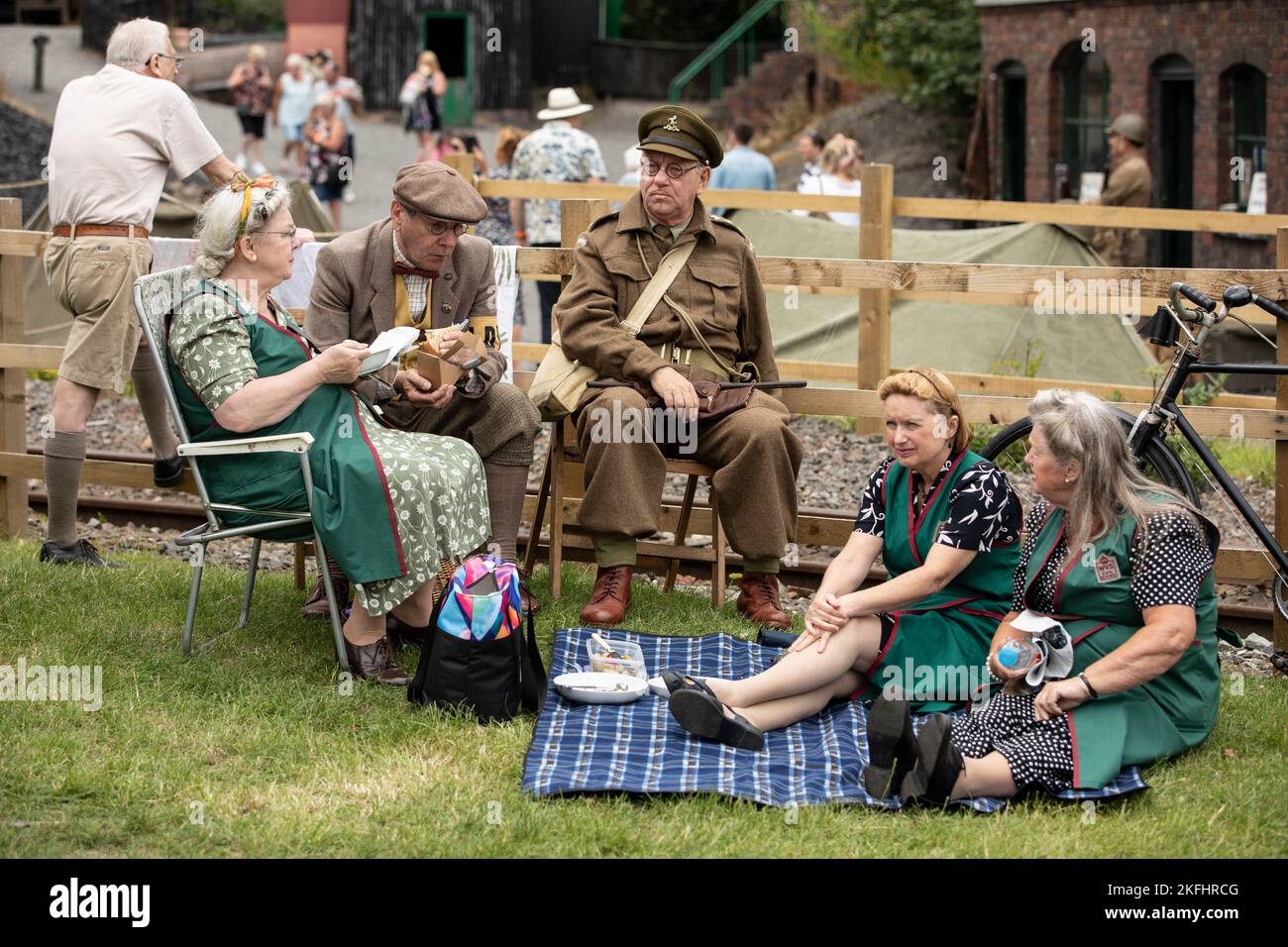 Dudley, west midlands united kingdom 15 November 2021 actors recreating ...