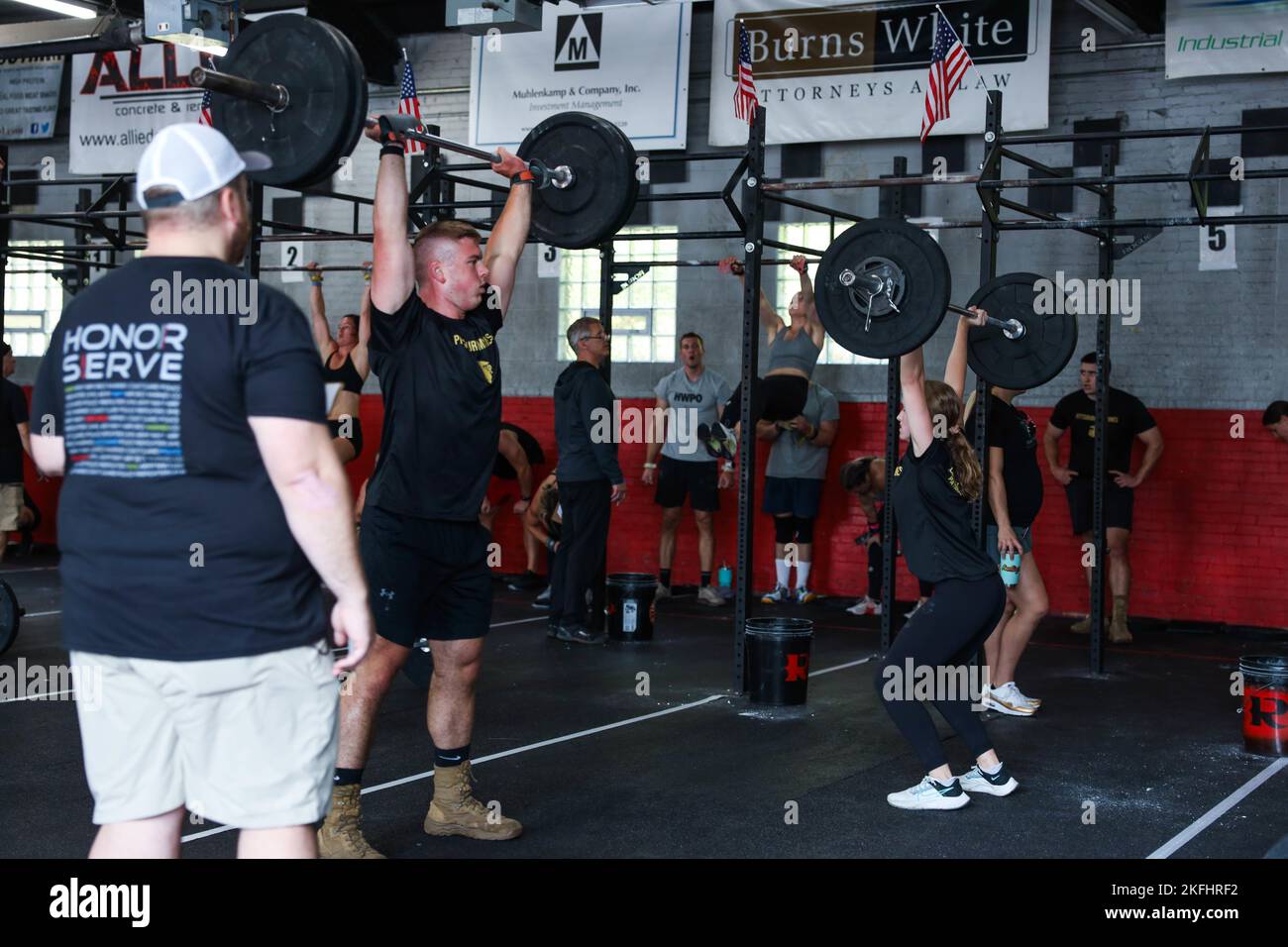 U.S. Marine Corps 2nd Lt. Brooks Morgan, left, and Applicant Allison ...