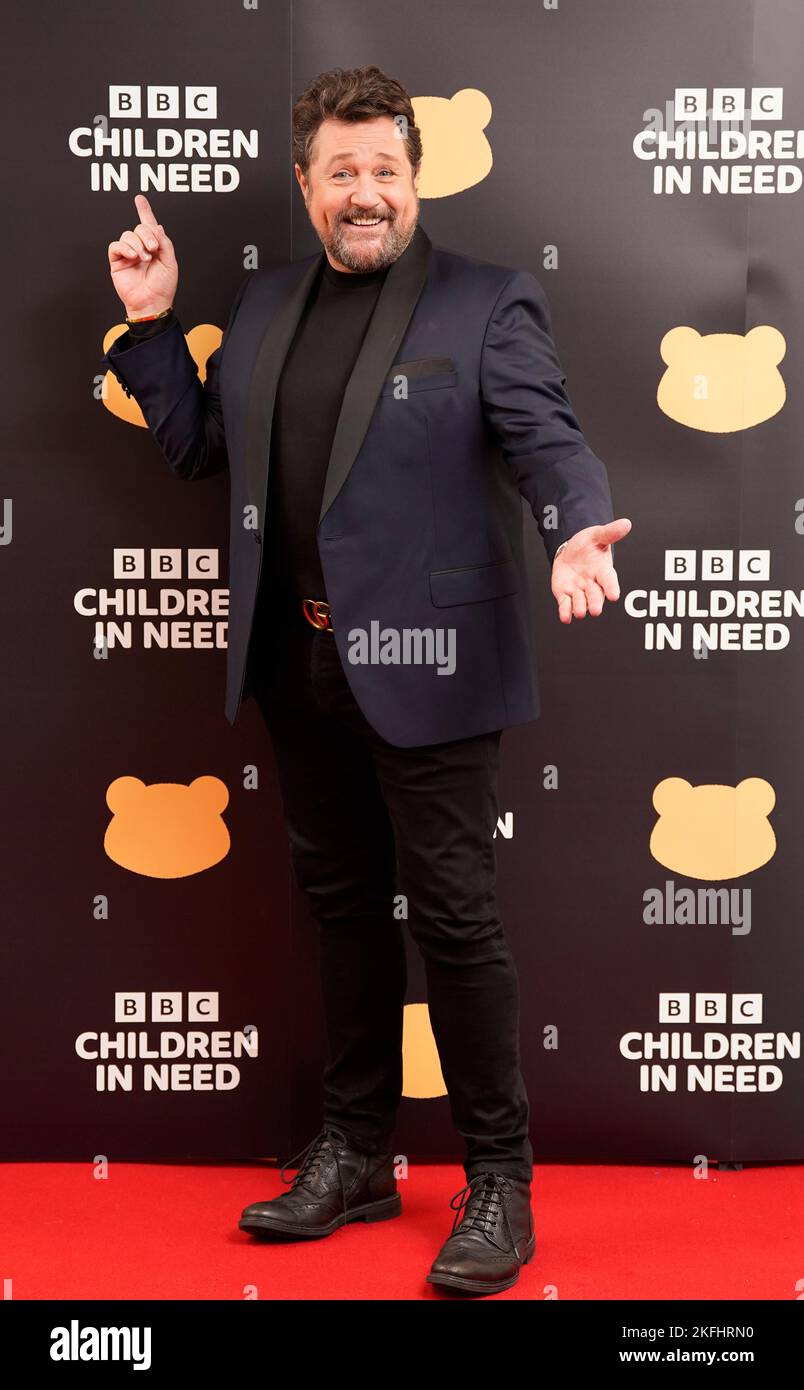 Michael Ball at the BBC Children In Need telethon at BBC Studios in ...