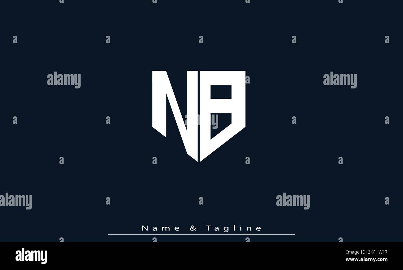Nb letters Stock Vector Images - Alamy