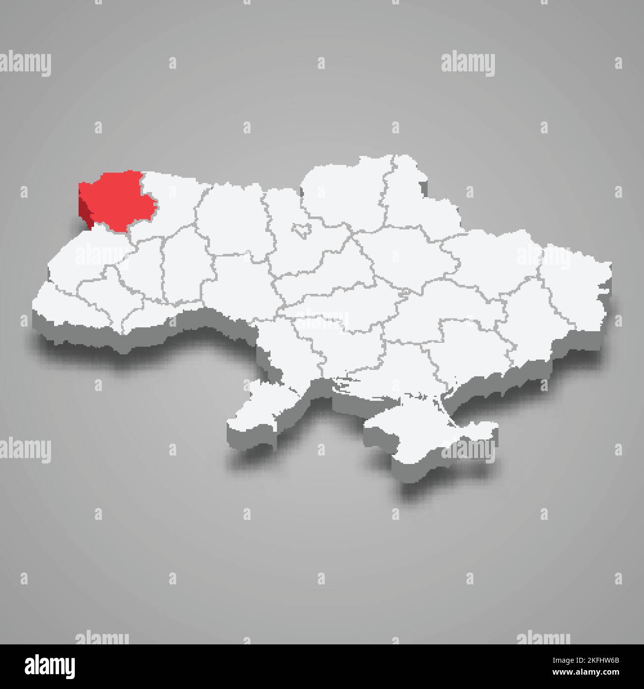 Map of volyn hi-res stock photography and images - Alamy