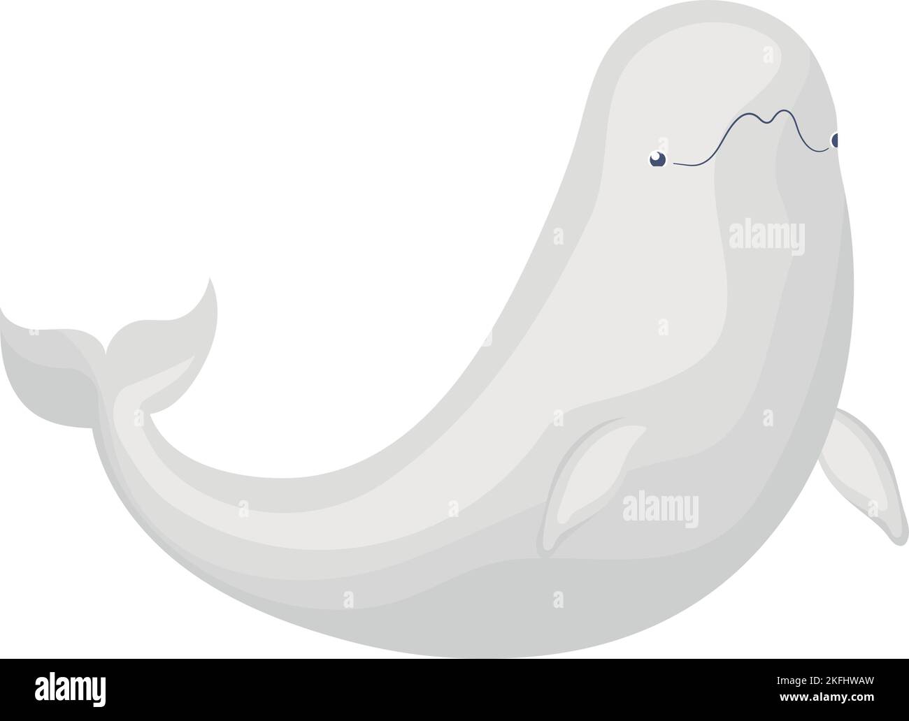gray beluga illustration Stock Vector Image & Art - Alamy