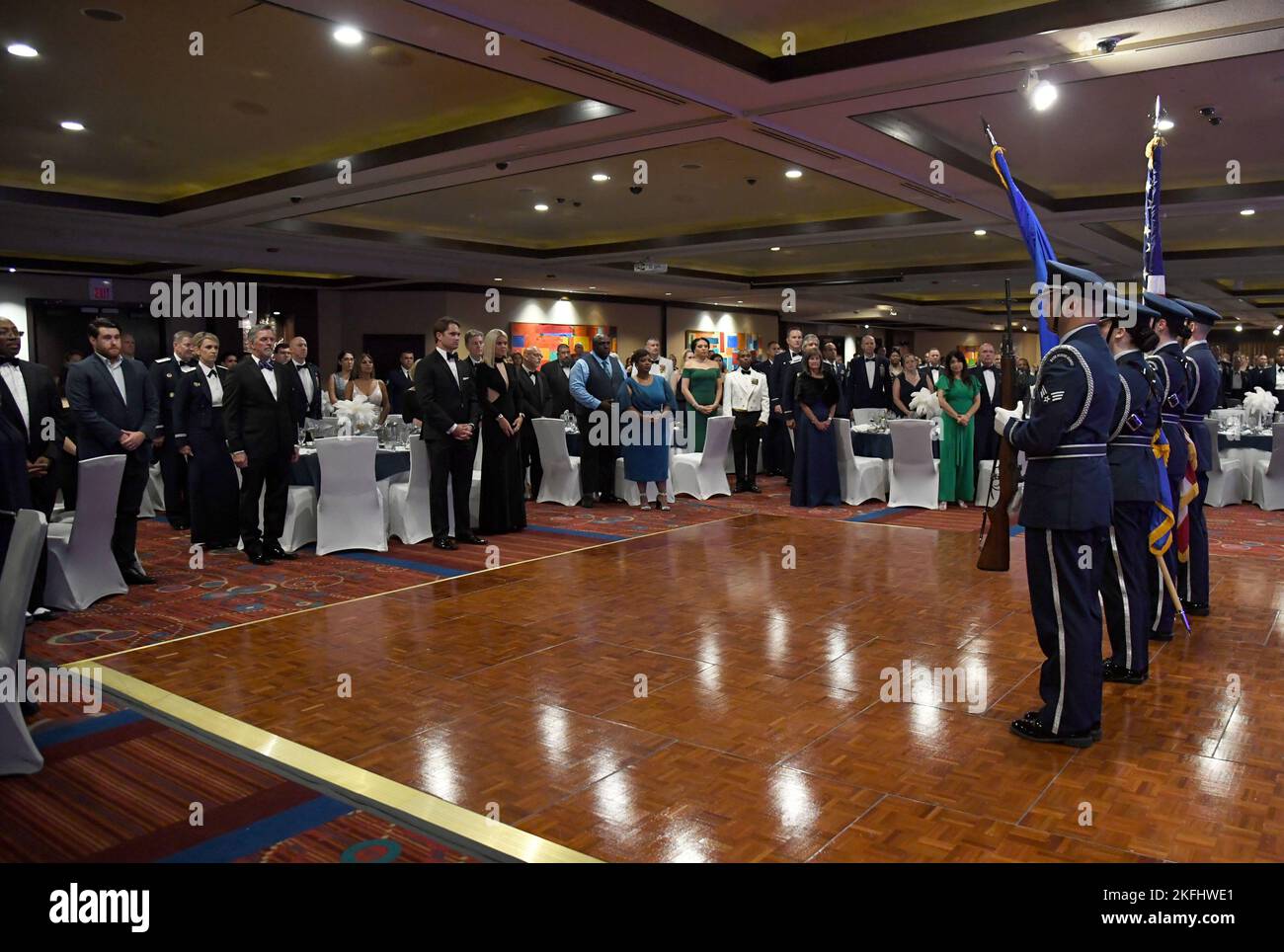 Keesler personnel attend the Keesler Air Force Ball inside the IP ...