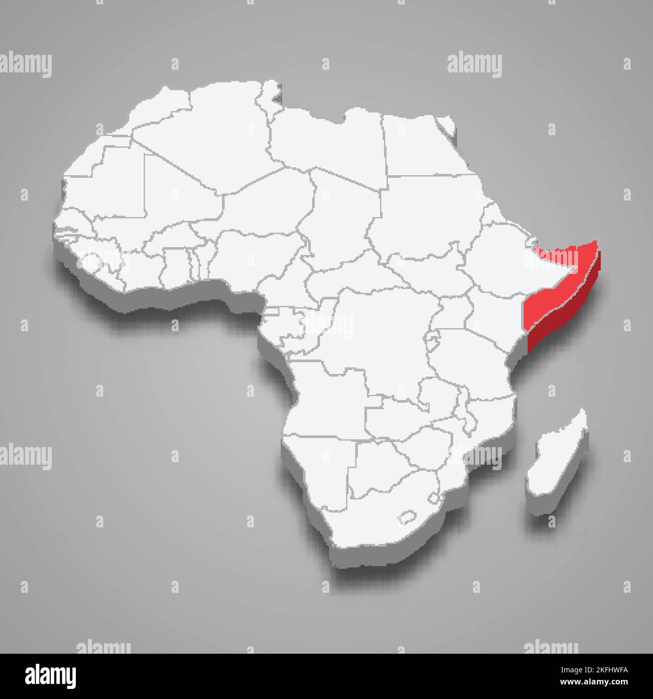 Somalia country location within Africa. 3d isometric map Stock Vector ... Somalia country location within Africa. 3d isometric map Stock Vector ...