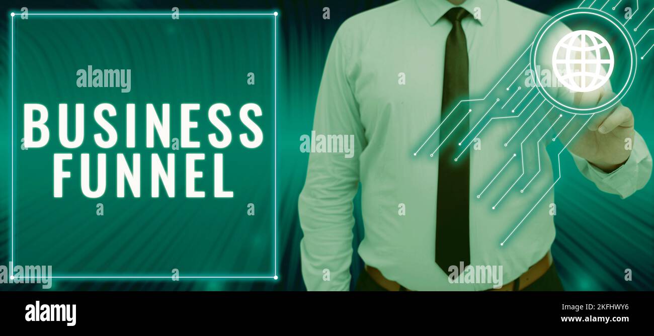 Conceptual display Business Funnel, Conceptual photo purchasing process ...