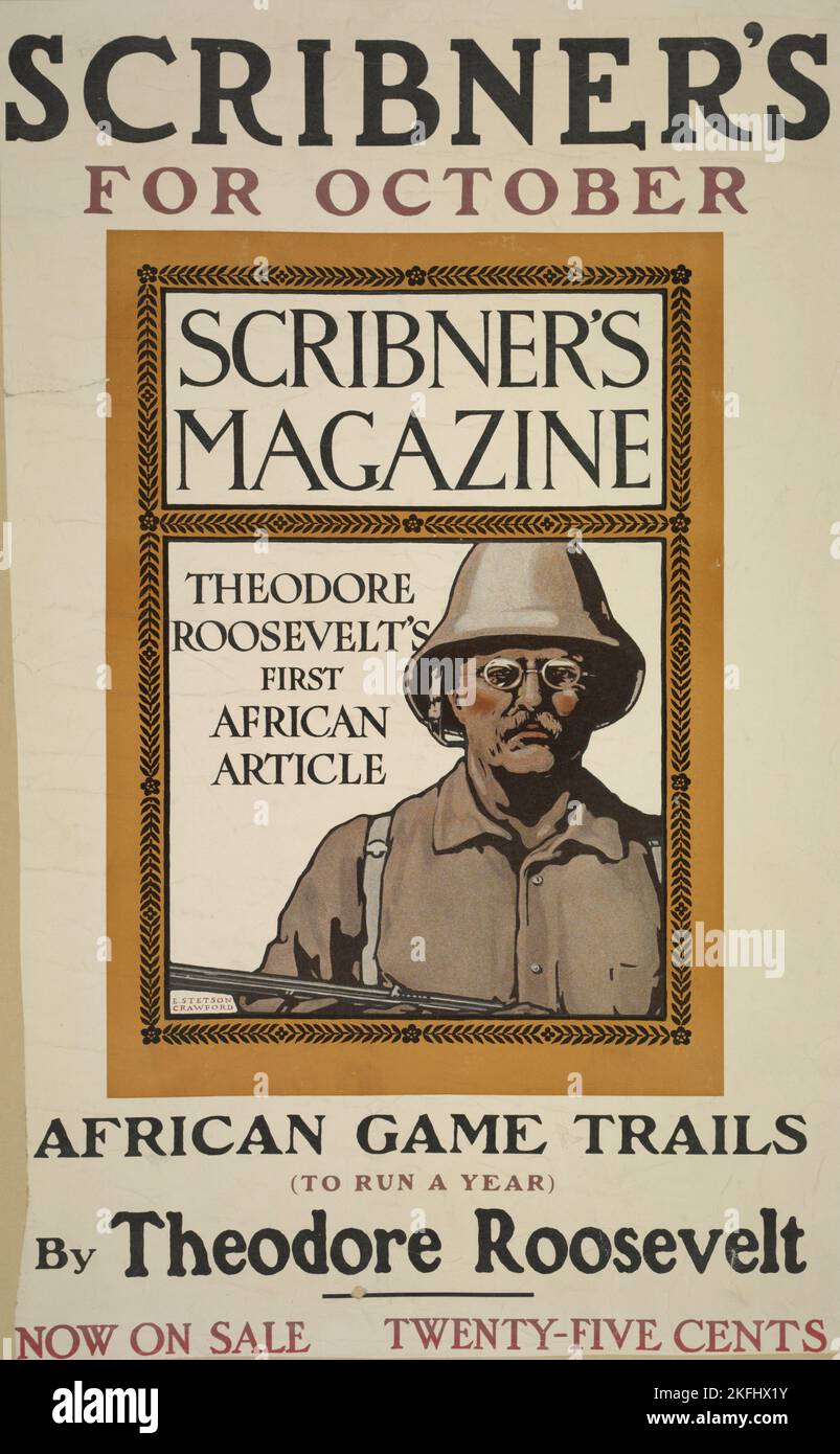 Vintage africa safari posters hi-res stock photography and images - Alamy