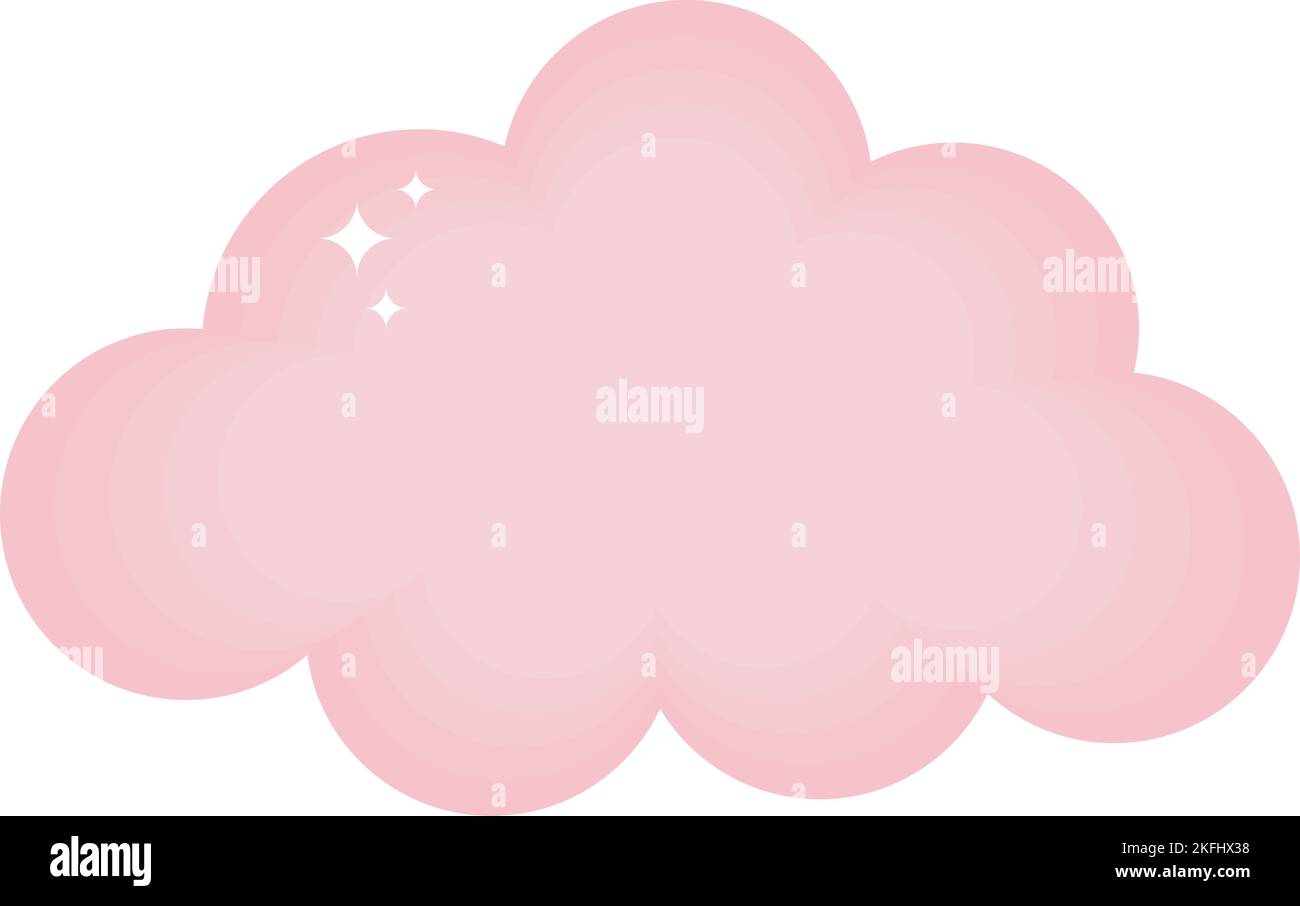 pink cloud design Stock Vector Image & Art - Alamy