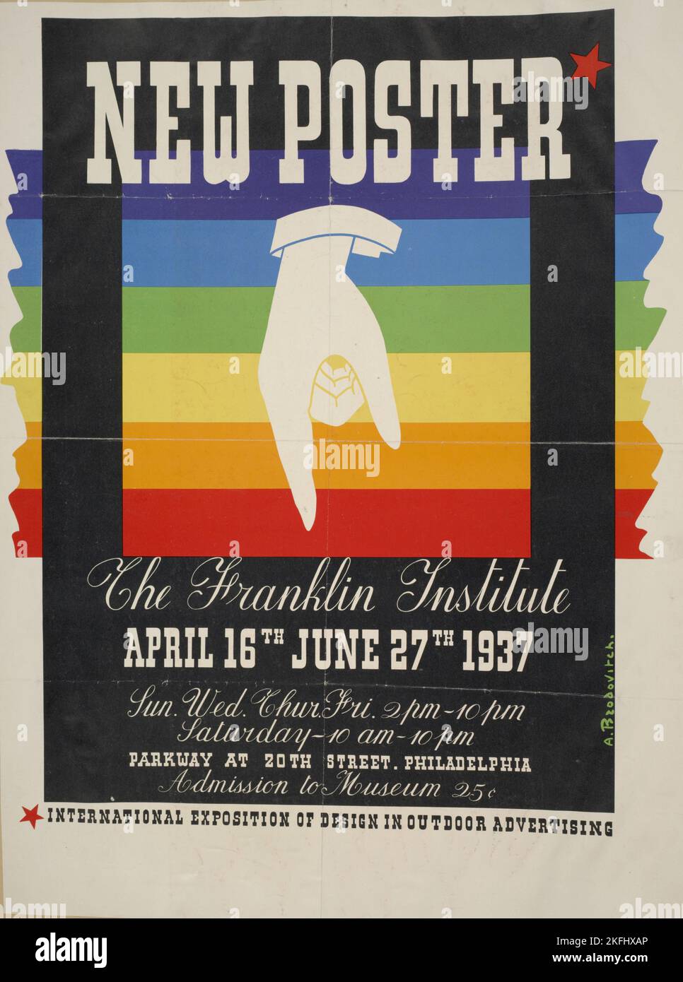 Philadelphia museum of art poster hi-res stock photography and images ...
