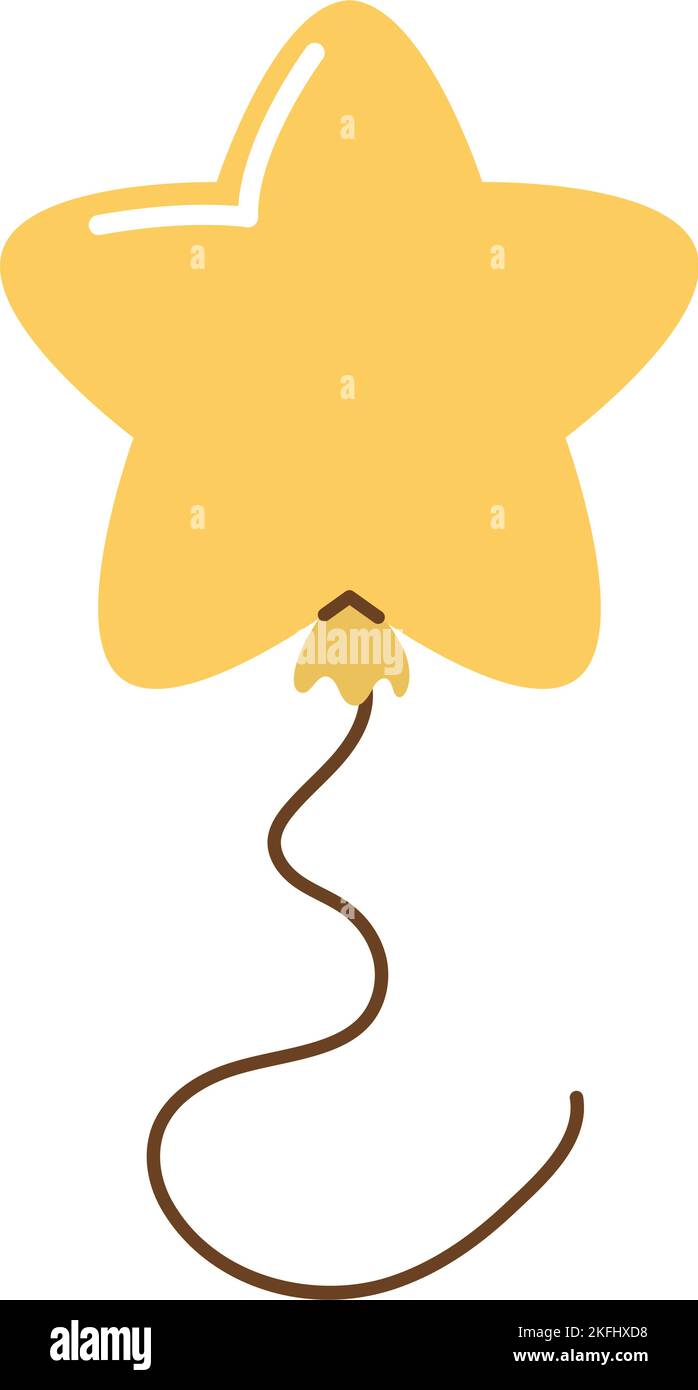 star shape balloon Stock Vector Image & Art - Alamy