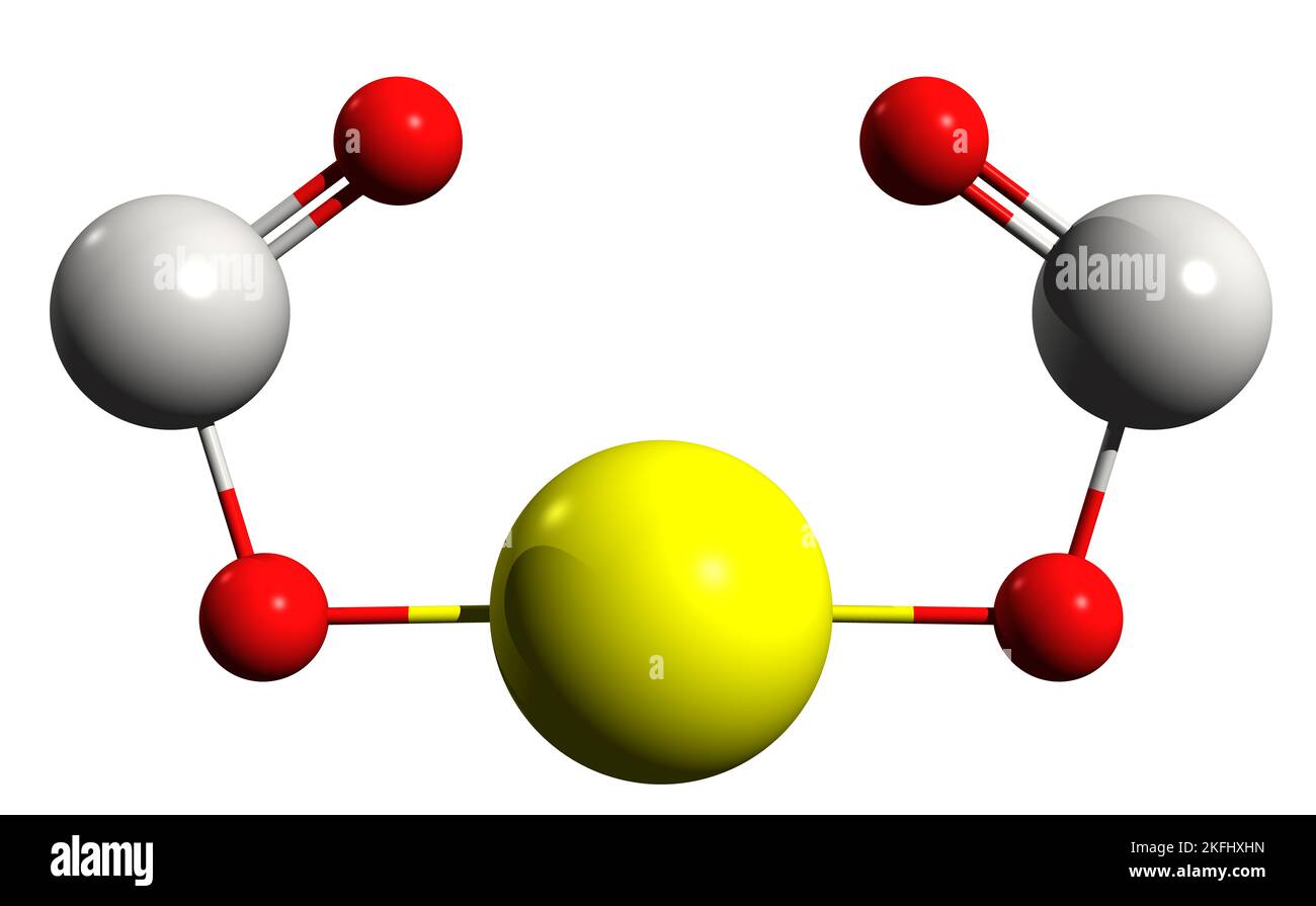 3D image of Calcium aluminate skeletal formula - molecular chemical ...