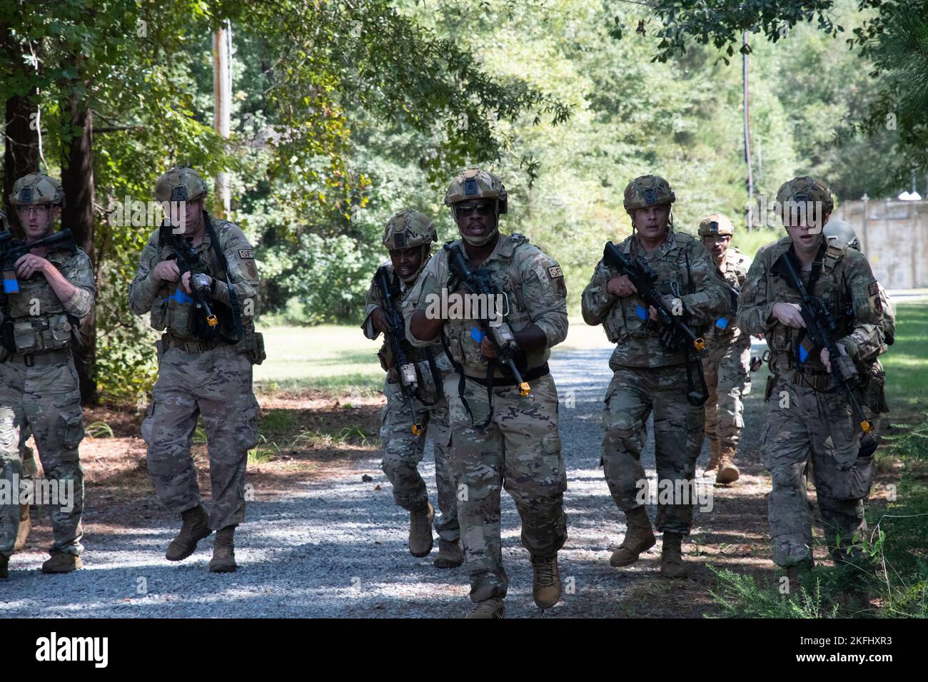 U.S. Airmen with the 116th Security Forces Squadron, 116th Air Control ...