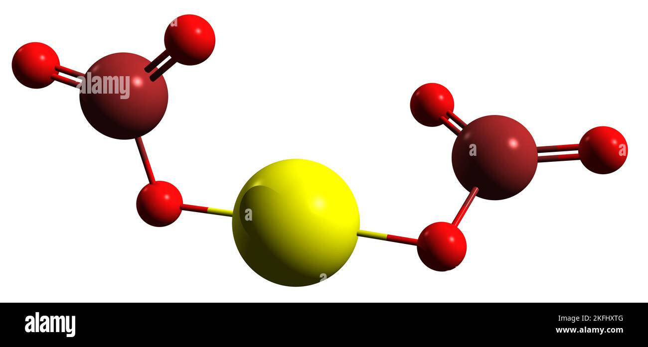 3D image of Calcium bromate skeletal formula - molecular chemical ...