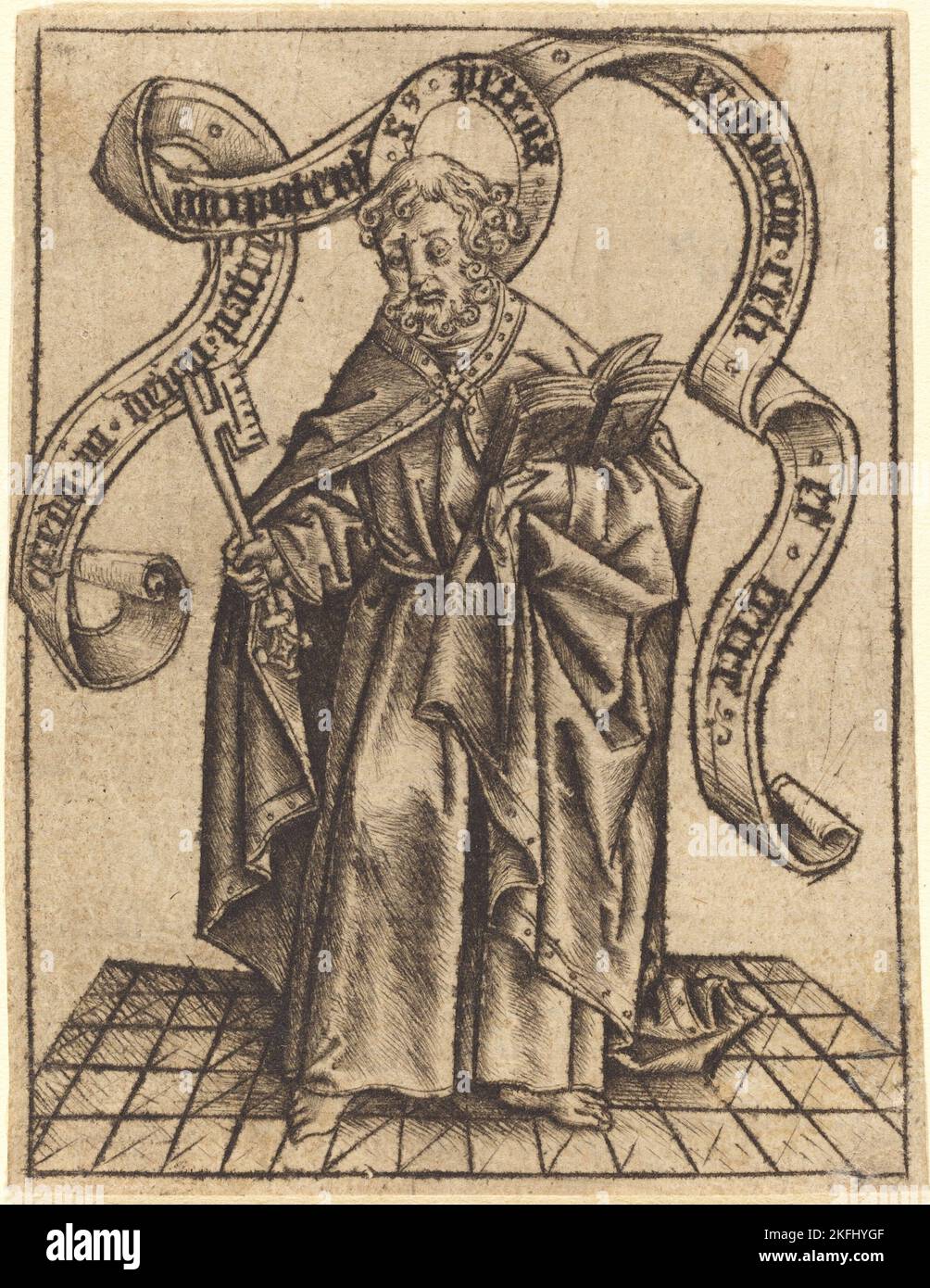 Saint peter holding keys to heaven hi-res stock photography and images ...