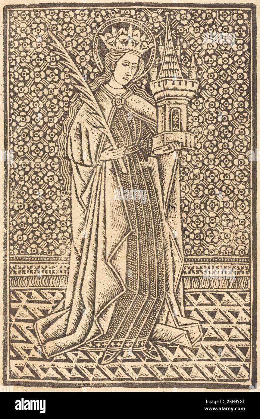 Saint Barbara, 1480 or after Stock Photo - Alamy