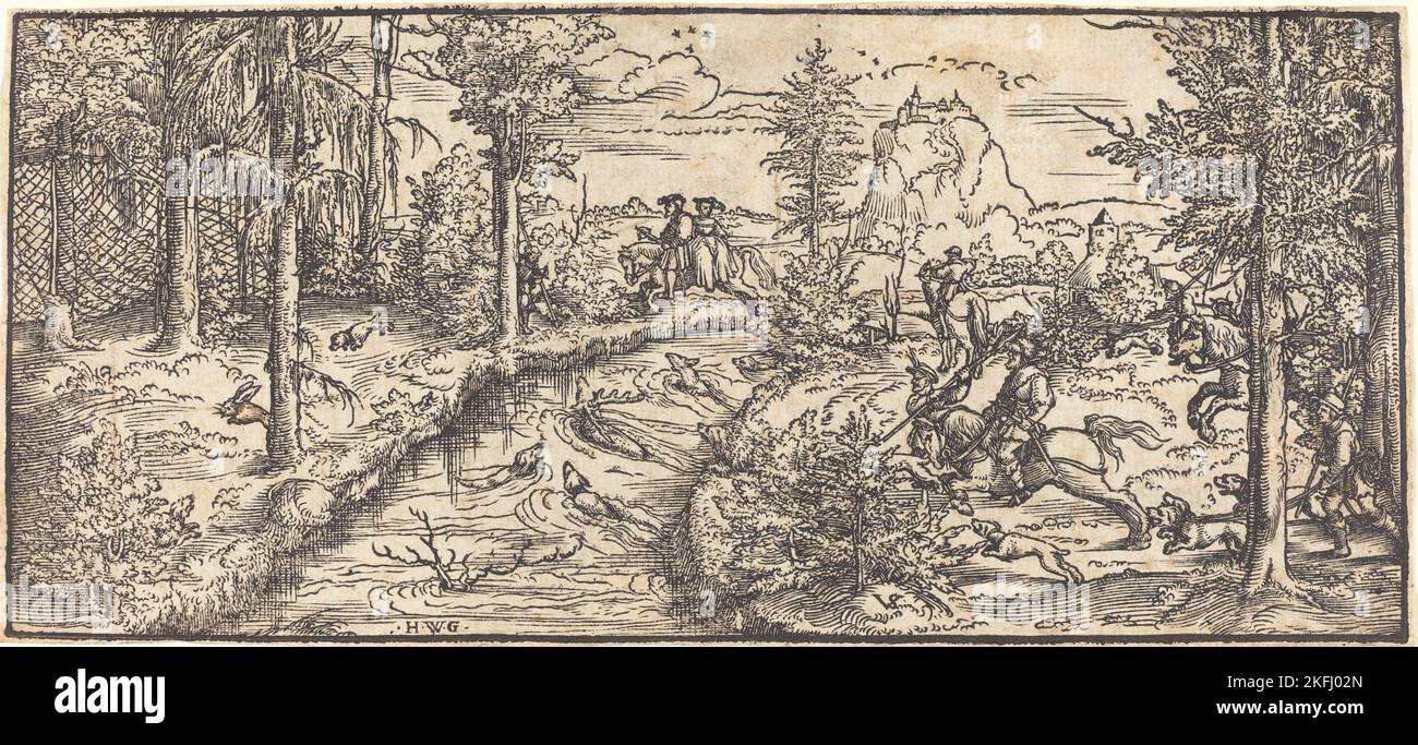 Horseback stag hunt hi-res stock photography and images - Alamy