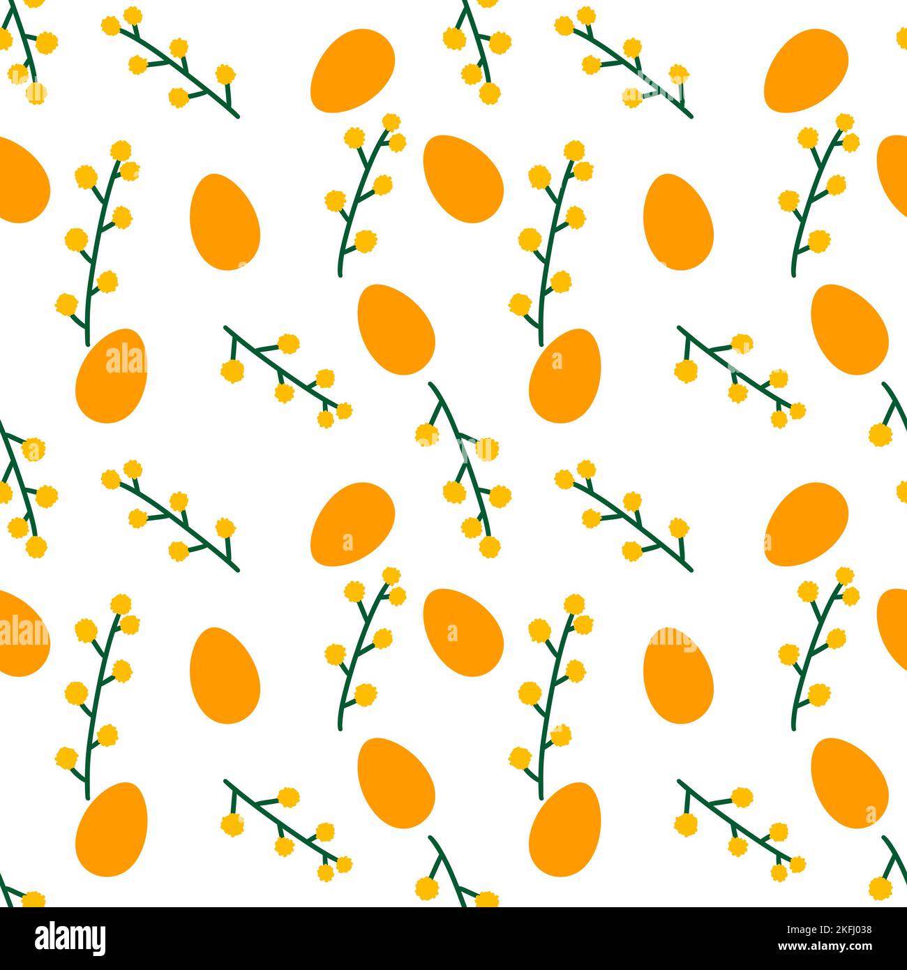 Easter eggs seamless spring pattern for kids clothes print and ...