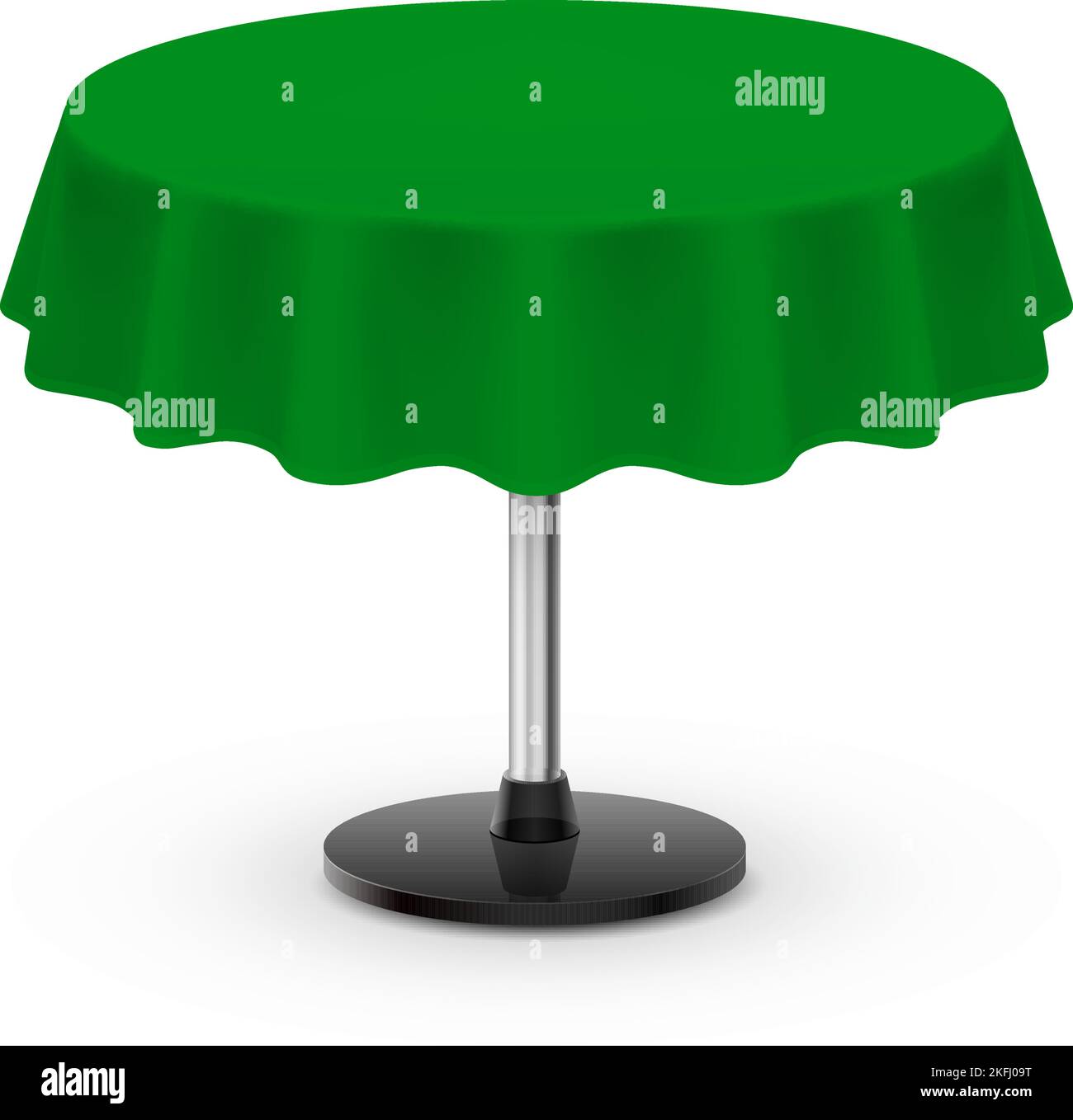 Green fabric folds Stock Vector Images - Alamy