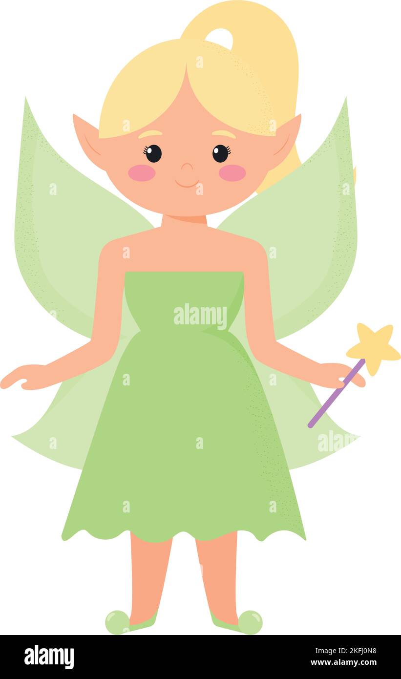 cute pixie illustration Stock Vector Image & Art - Alamy