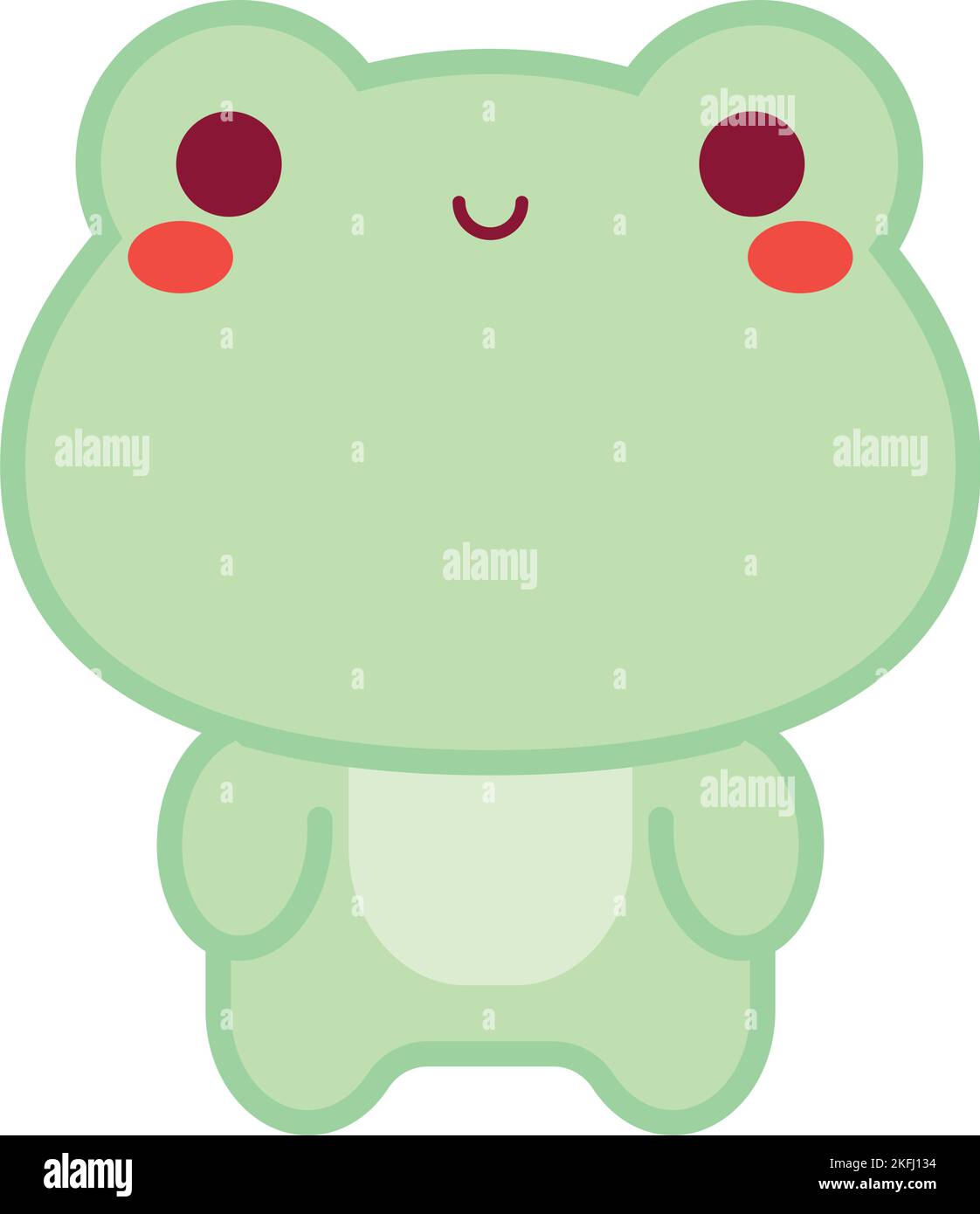 kawaii frog design Stock Vector Image & Art - Alamy