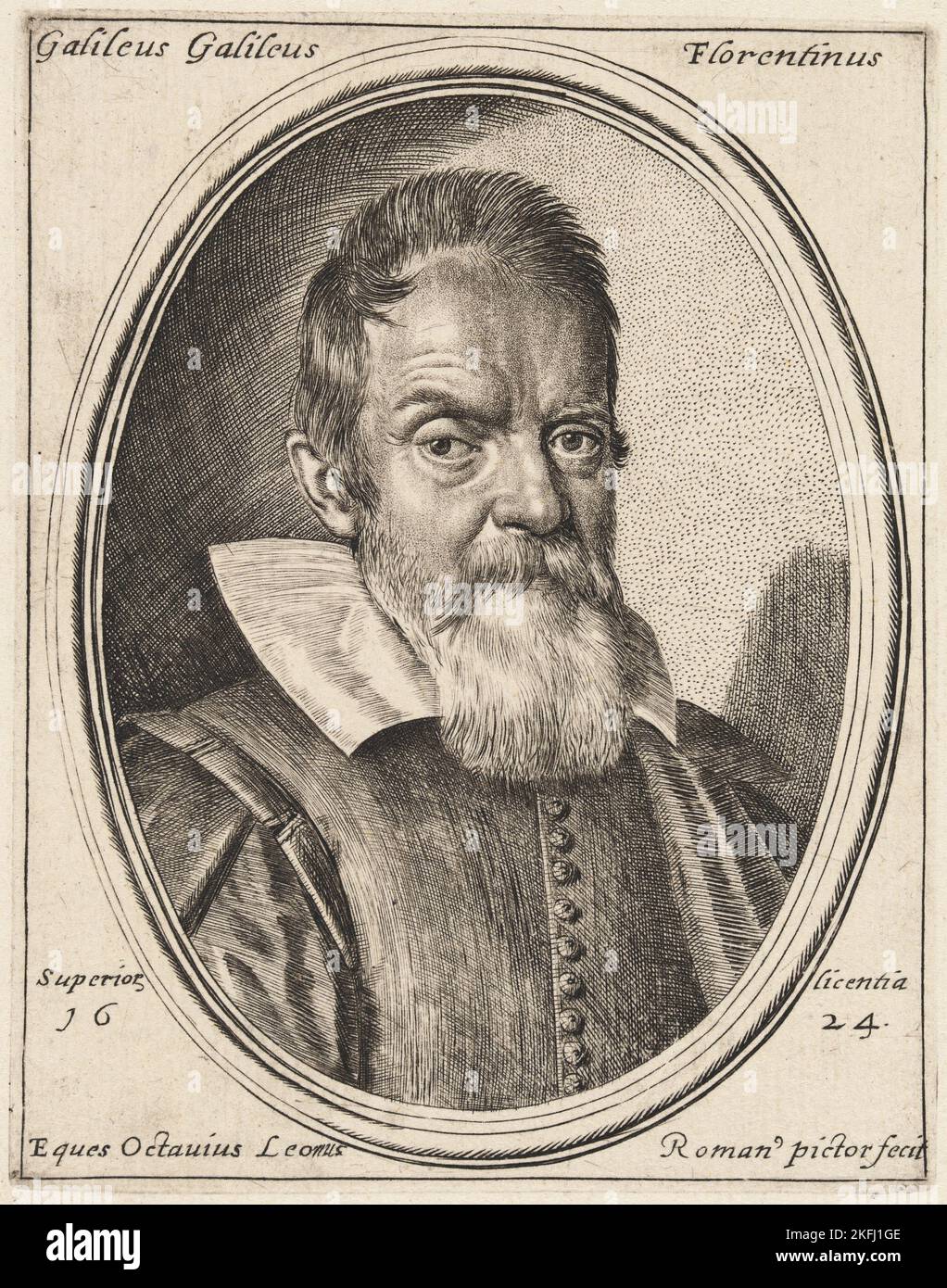 Galileo Galilei, 1624 Stock Photo - Alamy