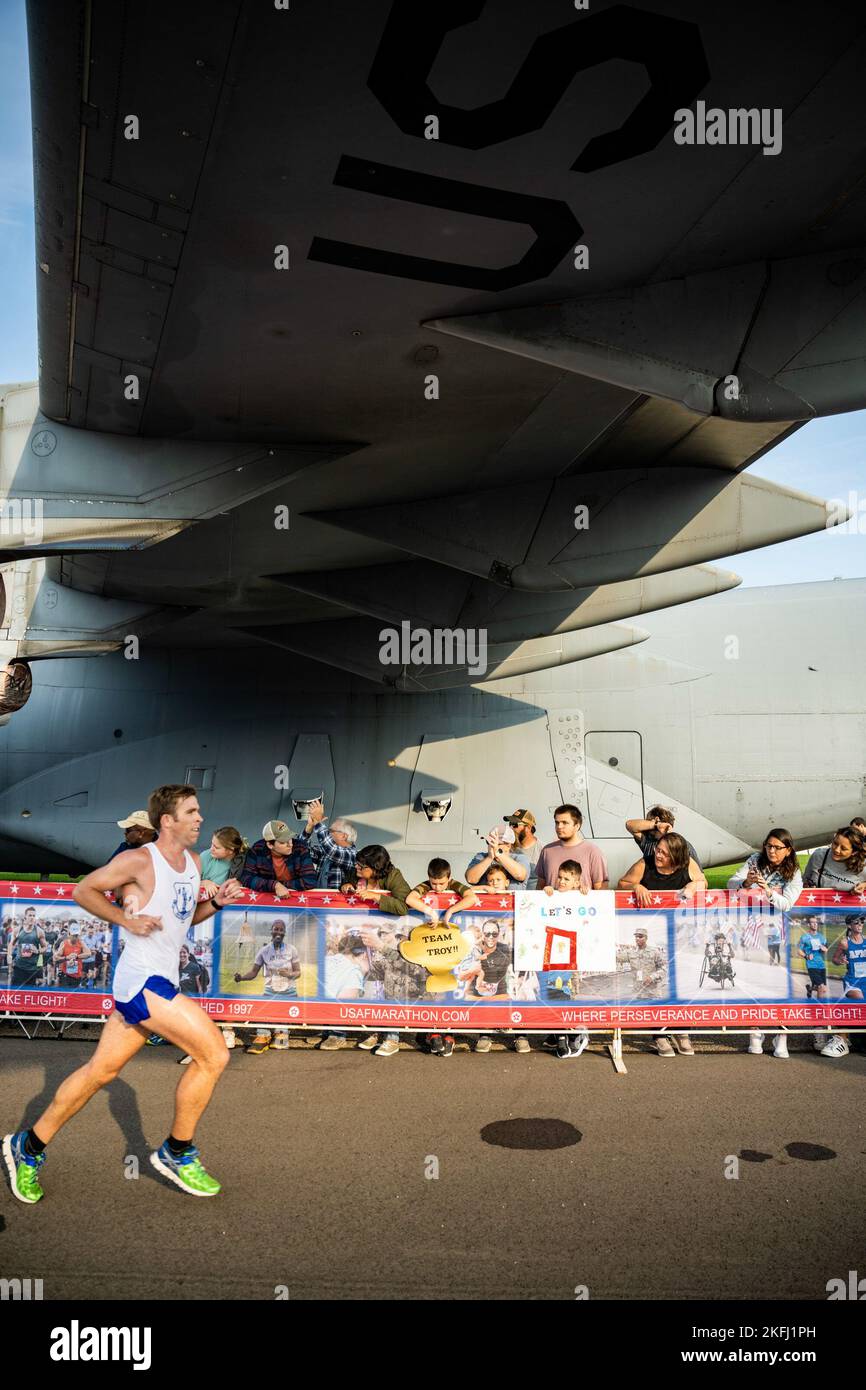 Runners participate in the 2022 Air Force Marathon at Wright-Patterson ...