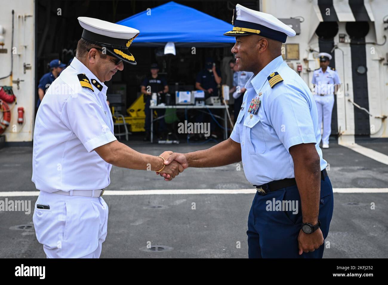 Capt. Willie Carmichael, commanding officer, U.S. Coast Guard Cutter ...